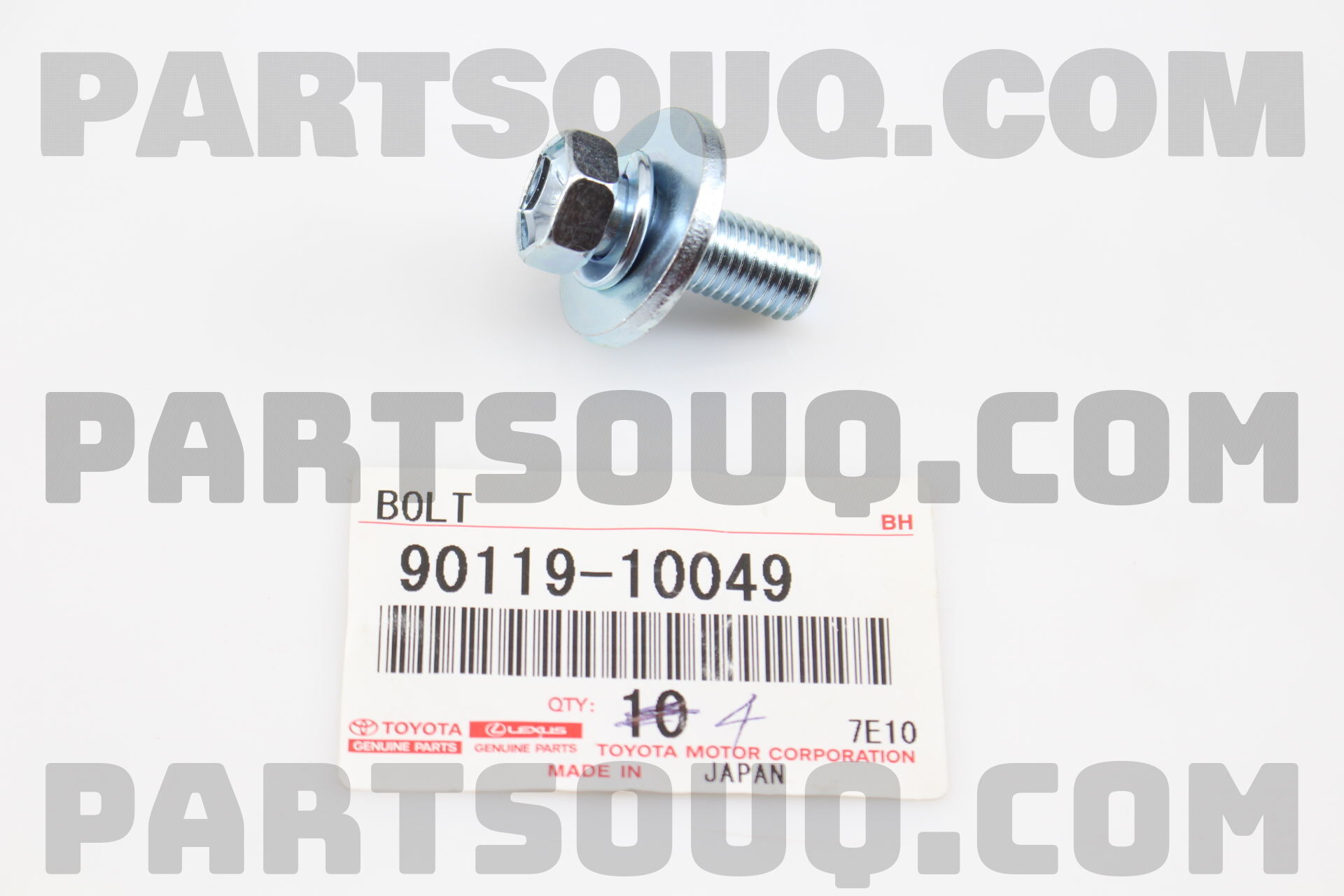 BOLT, NO.1 (FOR CENTER SUPPORT BEARING) 90119T0148 | Toyota Parts ...