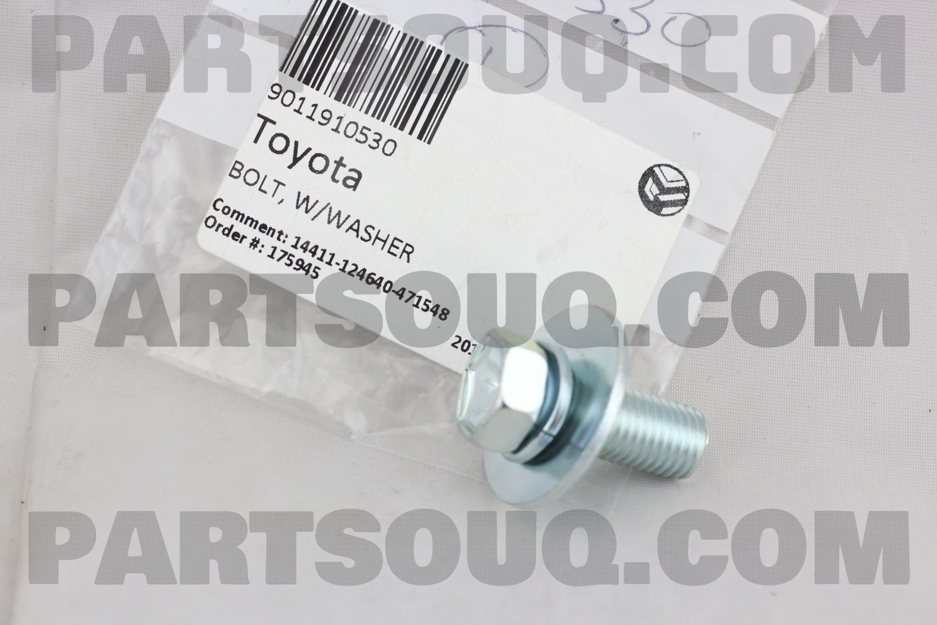 BOLT, W/WASHER 9011910530 | Toyota Parts | PartSouq