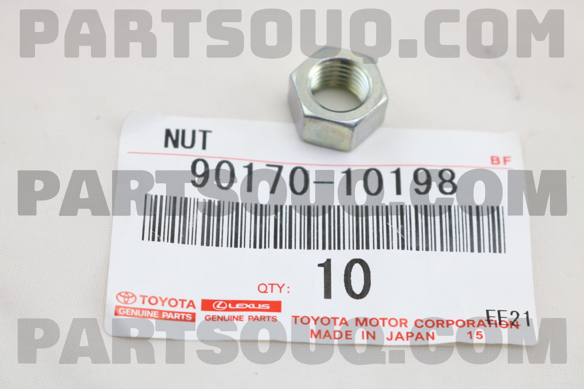 NUT, HEXAGON(FOR CONNECTING ROD BOLT) 9017010198 | Toyota Parts | PartSouq
