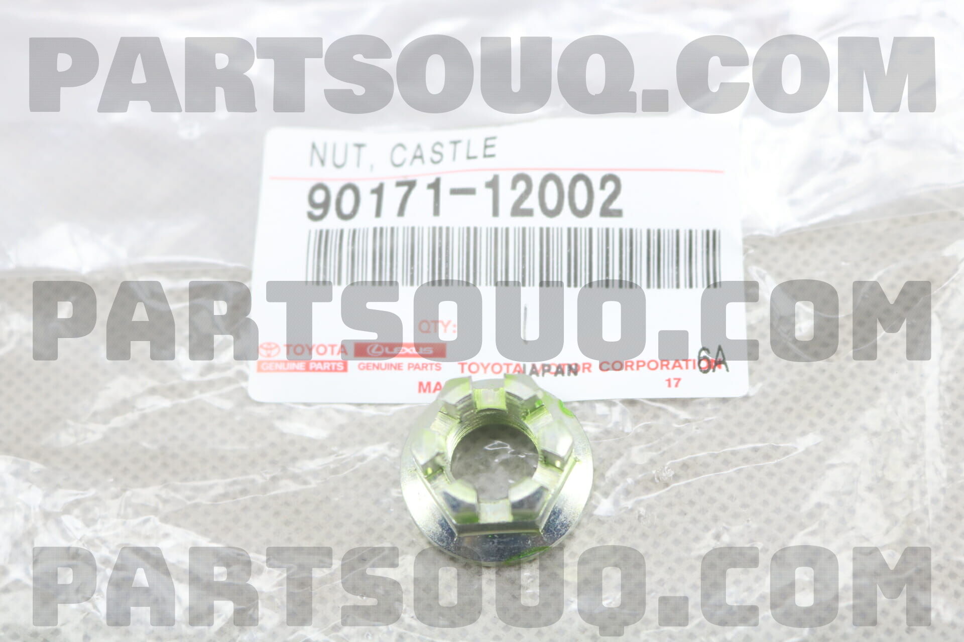 NUT(FOR SUSPENSION UPPER ARM), RH/LH 9017112002 | Toyota Parts | PartSouq