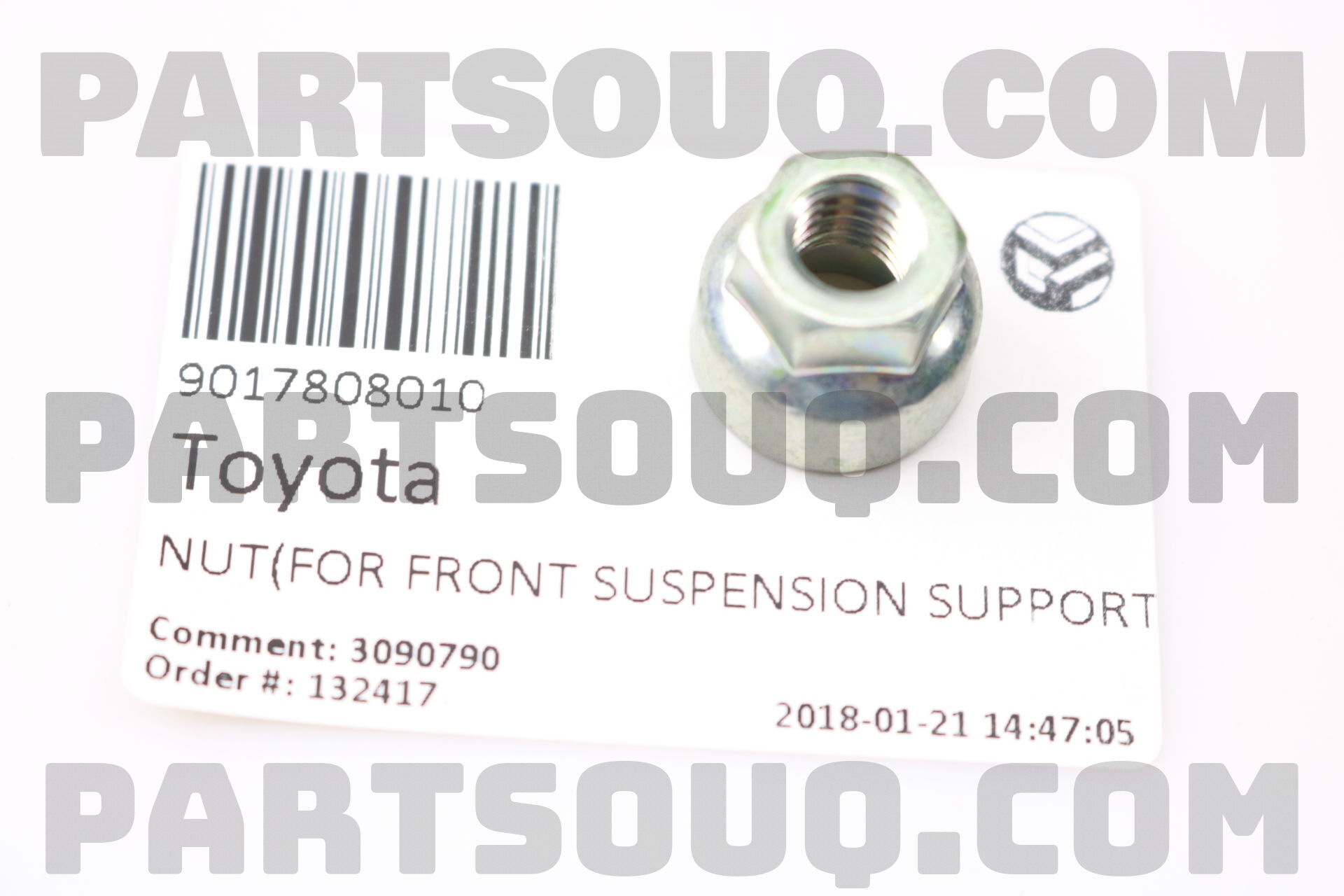 NUT(FOR FRONT SUSPENSION SUPPORT) 9017808010 | Toyota Parts | PartSouq