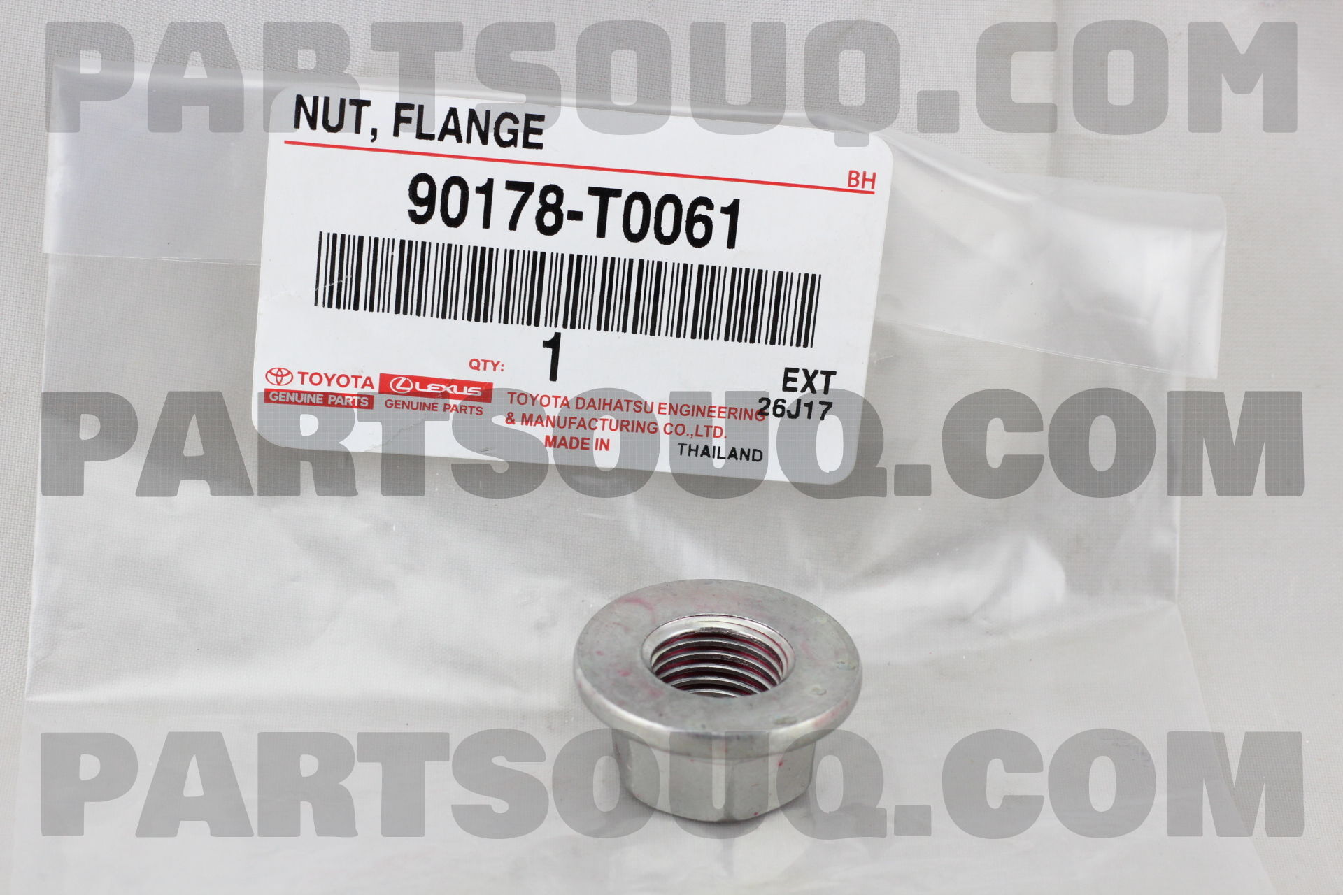 NUT, FLANGE 90178T0061 | Toyota Parts | PartSouq