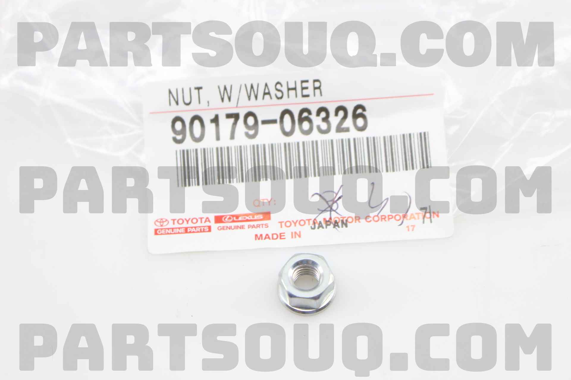 NUT, W/WASHER 9017906326 | Toyota Parts | PartSouq