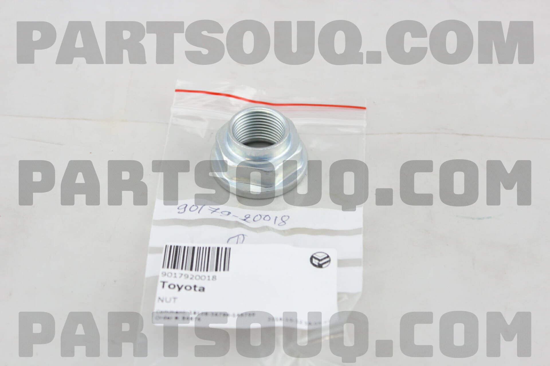 NUT (FOR DRIVE PINION COMPANION FLANGE REAR) 9017920018 | Toyota Parts ...
