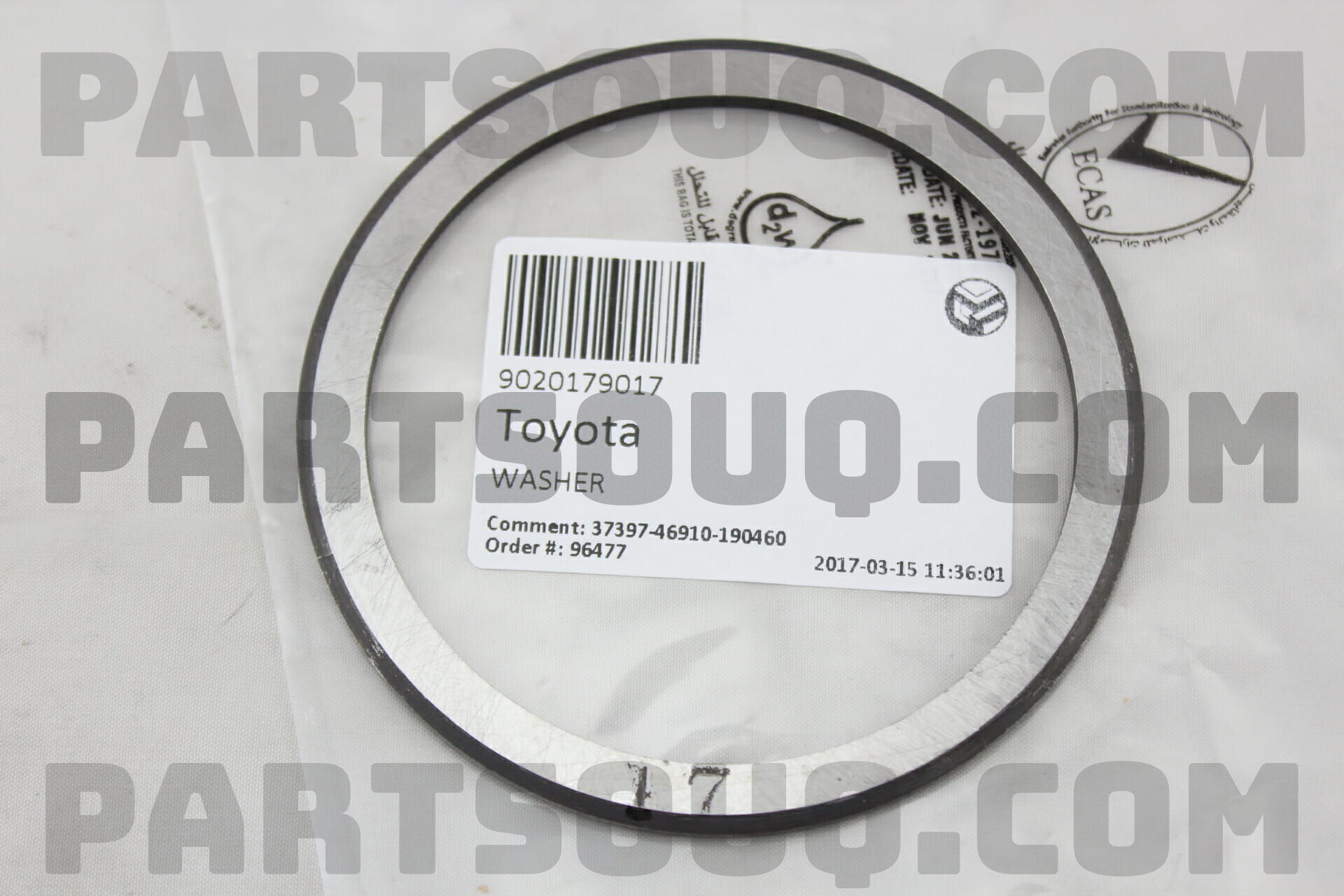 WASHER (FRONT DIFFERENTIAL TAPERED ROLLER BEARING) 9020179017 | Toyota ...