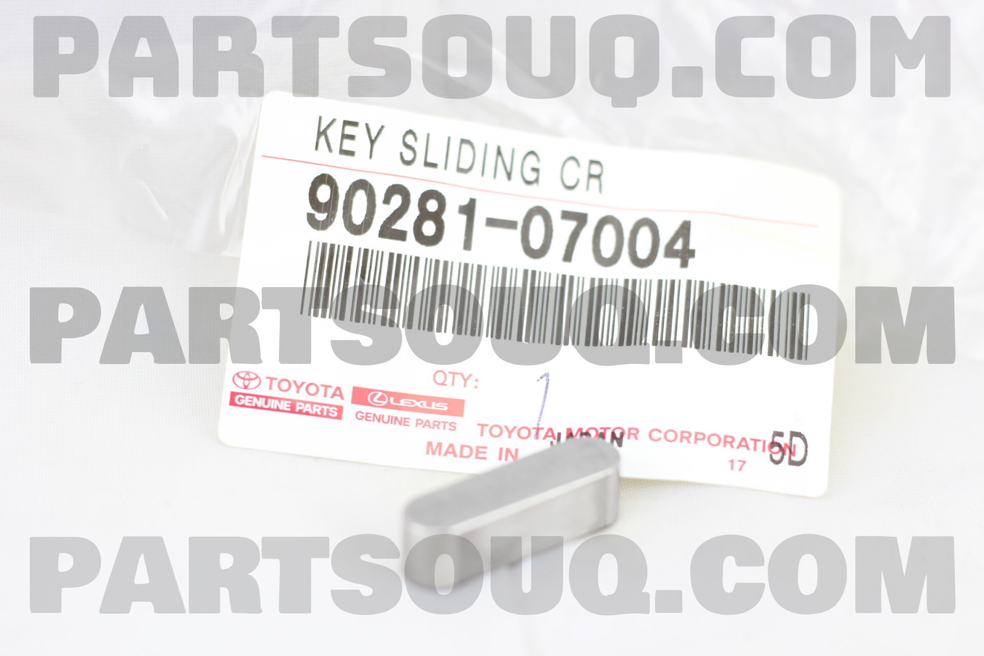KEY, CRANKSHAFT(FOR CRANKSHAFT PULLEY SET) 9028107004 | Toyota Parts ...