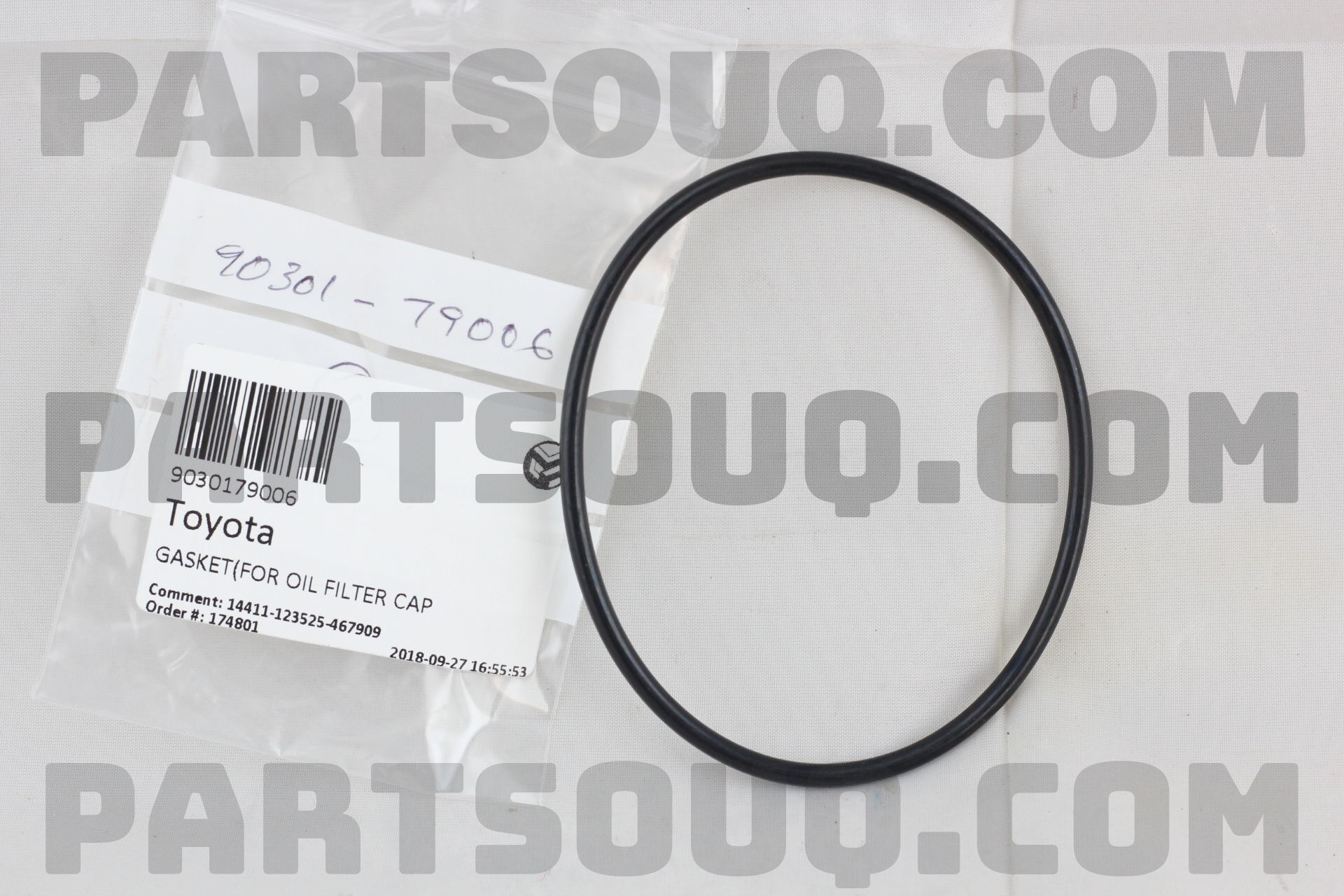 GASKET(FOR OIL FILTER CAP) 9030179005 | Toyota Parts | PartSouq