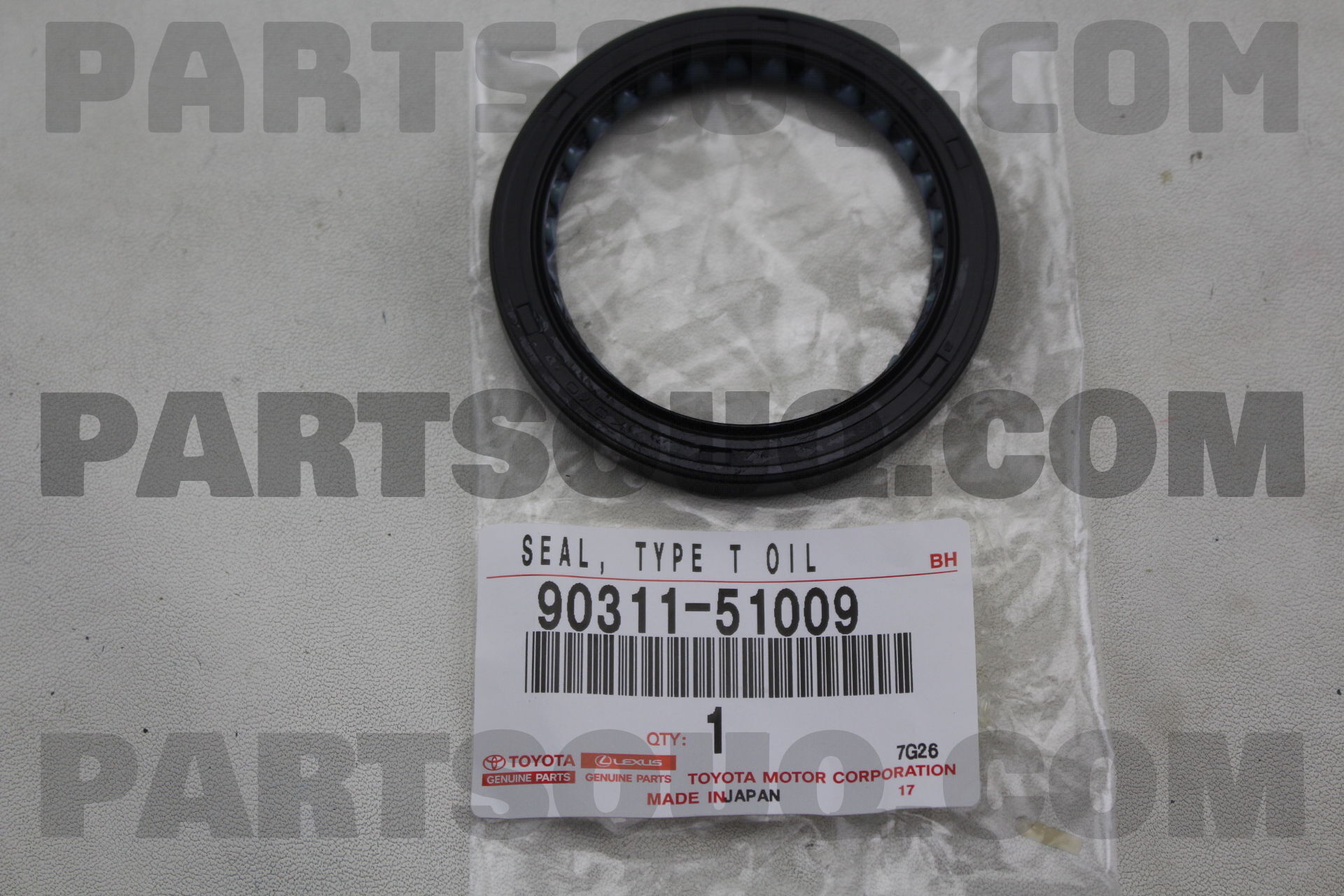 SEAL, TYPE T OIL (FOR TRANSFER EXTENSION HOUSING) 9031151009 | Toyota ...