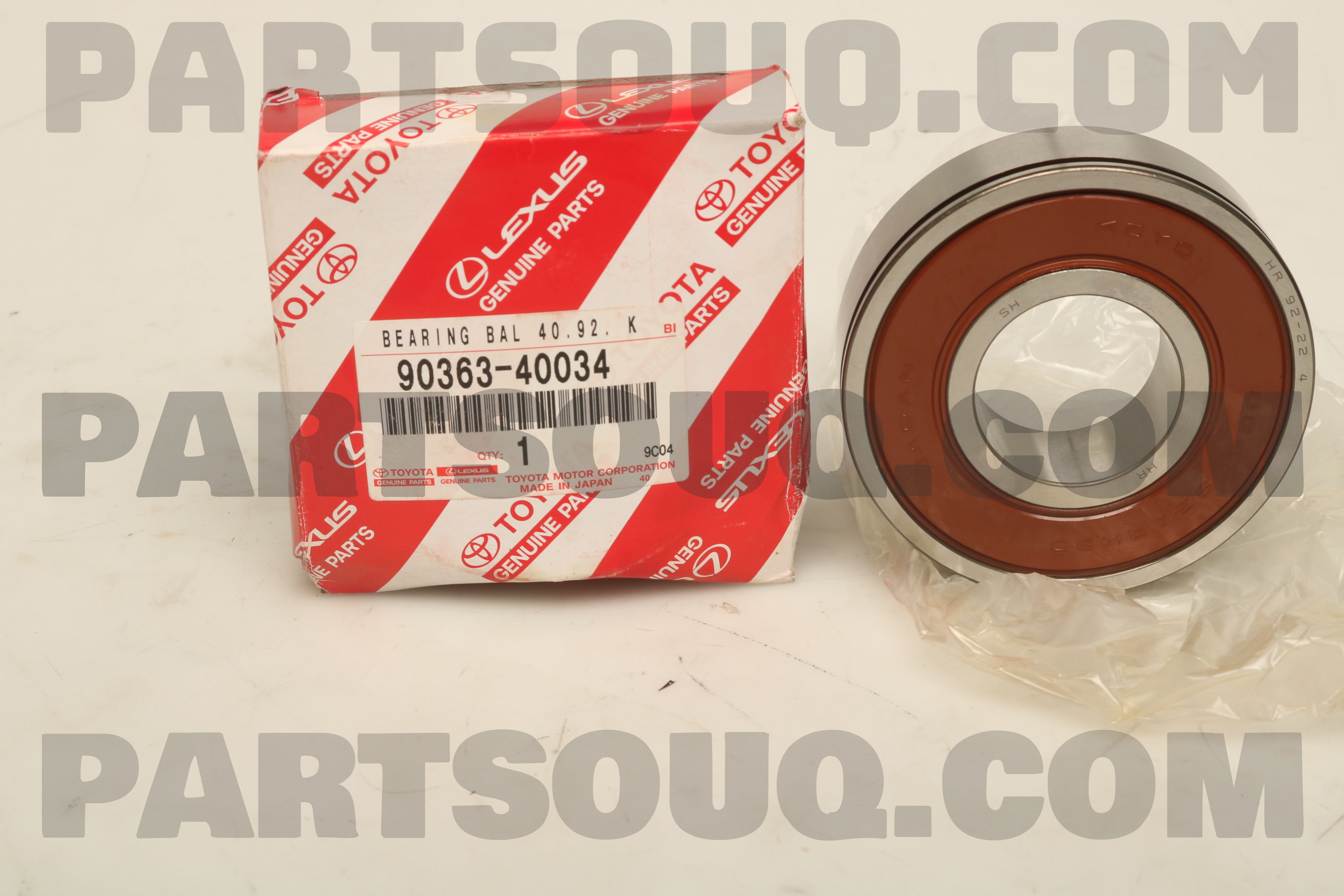 BEARING (FOR INPUT SHAFT FRONT) 9036340034 | Toyota Parts | PartSouq