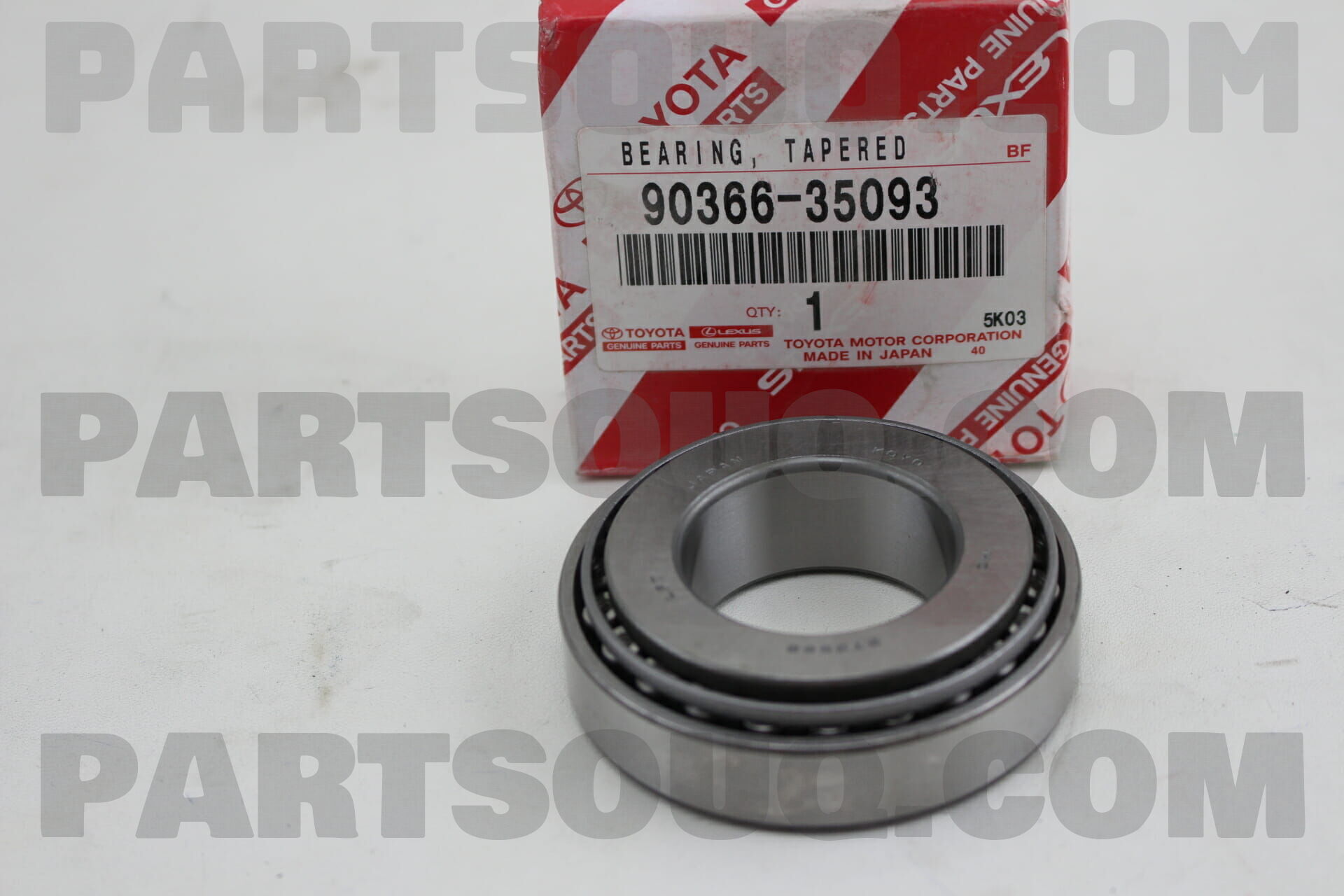BEARING (FOR TRANSFER DRIVEN PINION FRONT) 9036635093 | Toyota Parts ...