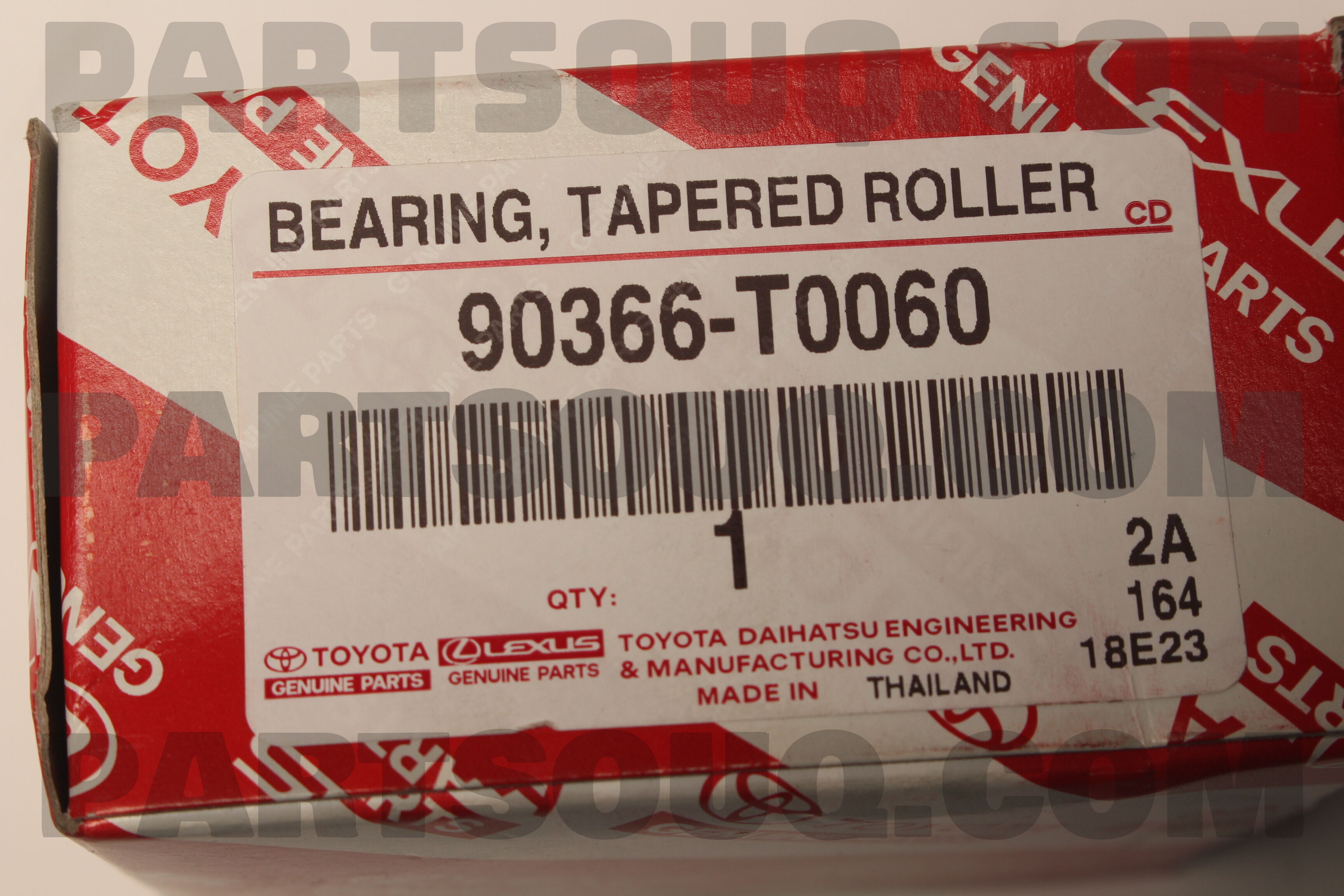BEARING TAPERED ROL 90366T0060 | Toyota Parts | PartSouq