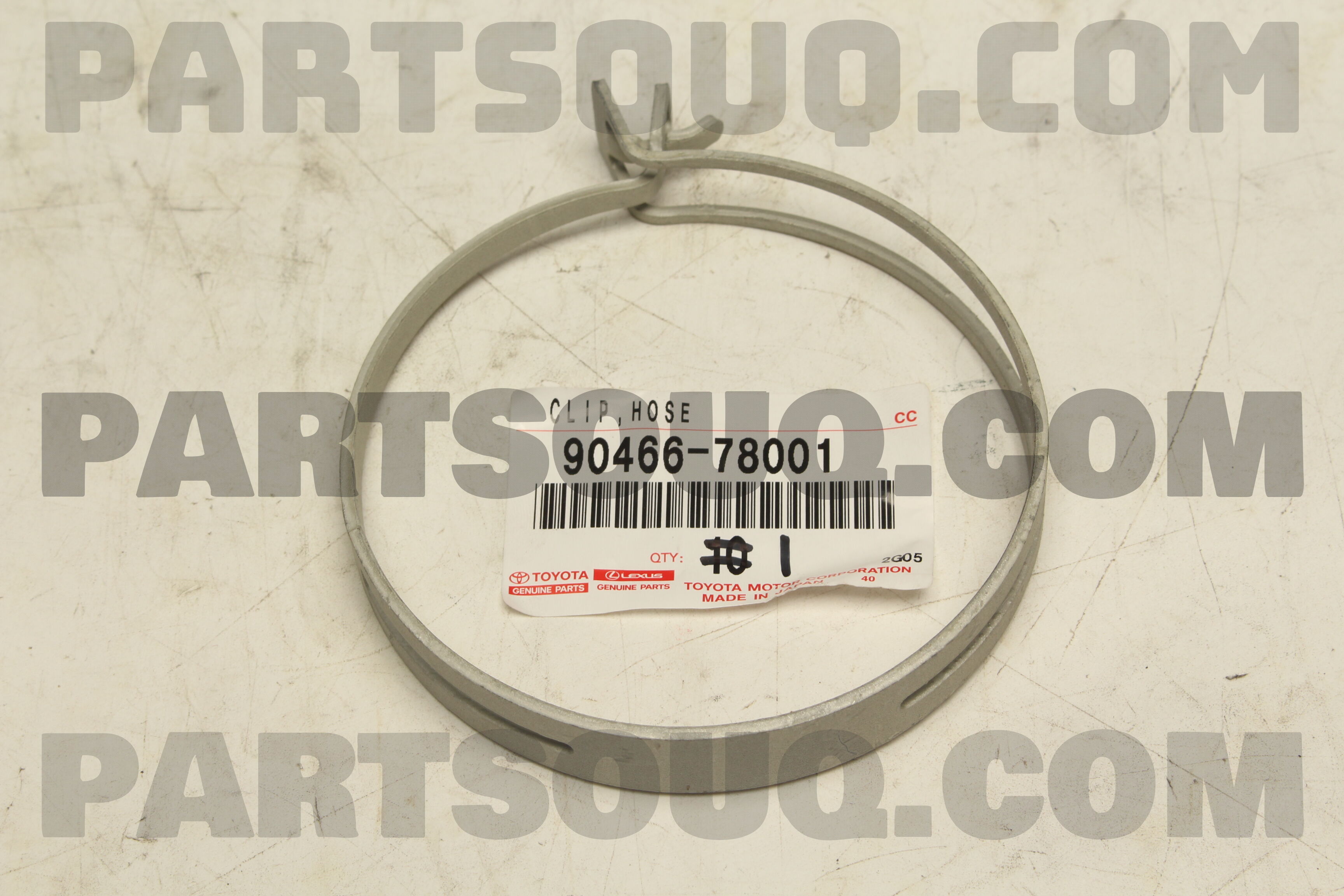 CLAMP(FOR AIR CLEANER HOSE, NO.1) 9046678001 | Toyota Parts | PartSouq