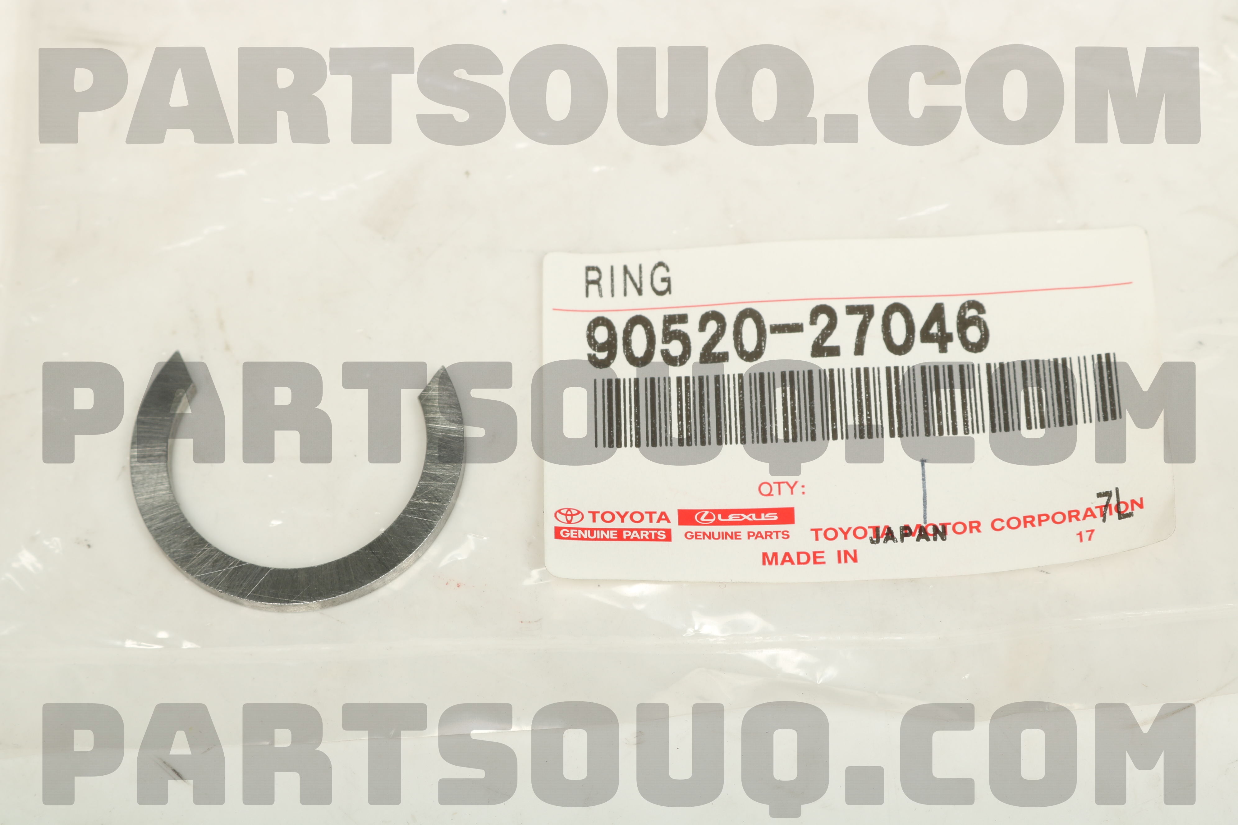 RING, SHAFT SNAP (FOR CLUTCH HUB NO.2 SETTING) 9052027046 | Toyota ...