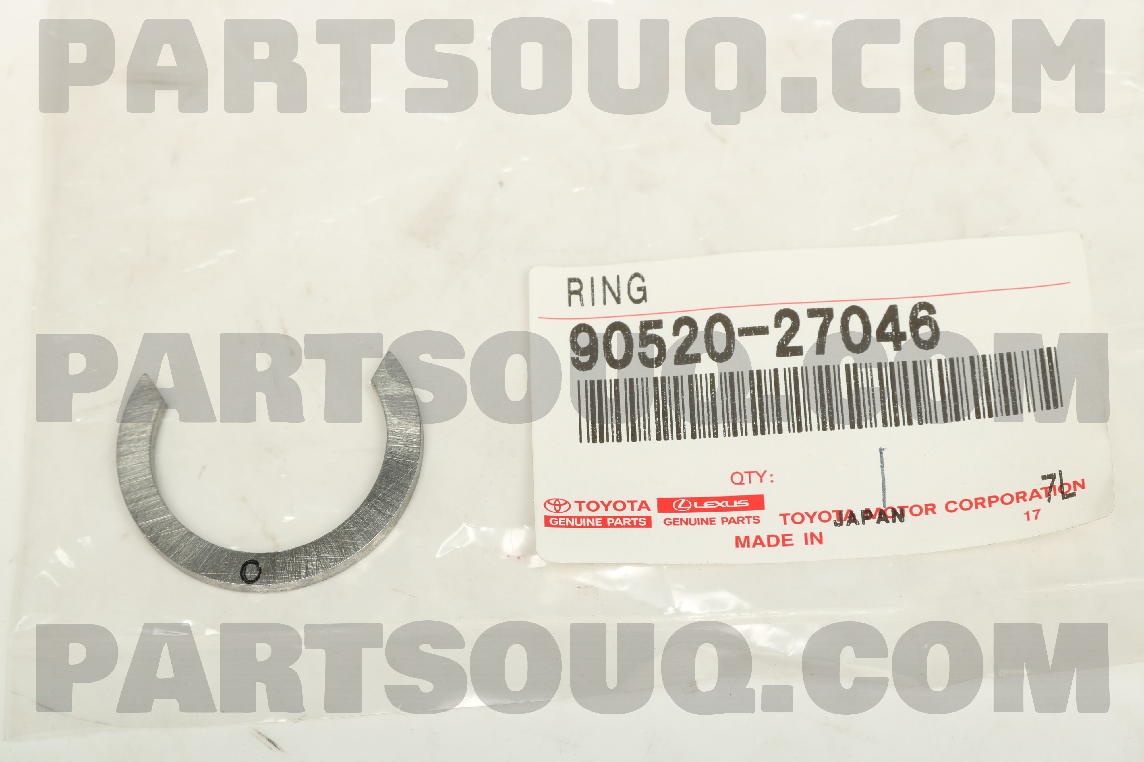 RING, SHAFT SNAP (FOR CLUTCH HUB NO.2 SETTING) 9052027046 | Toyota ...