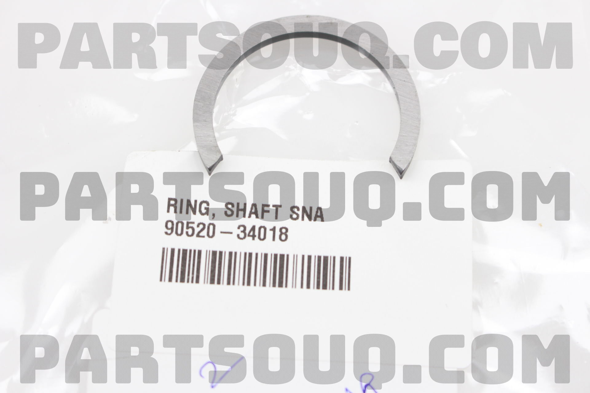 RING, COUNTER GEAR FRONT BEARING SNAP, NO.2 9052034018 | Toyota Parts ...