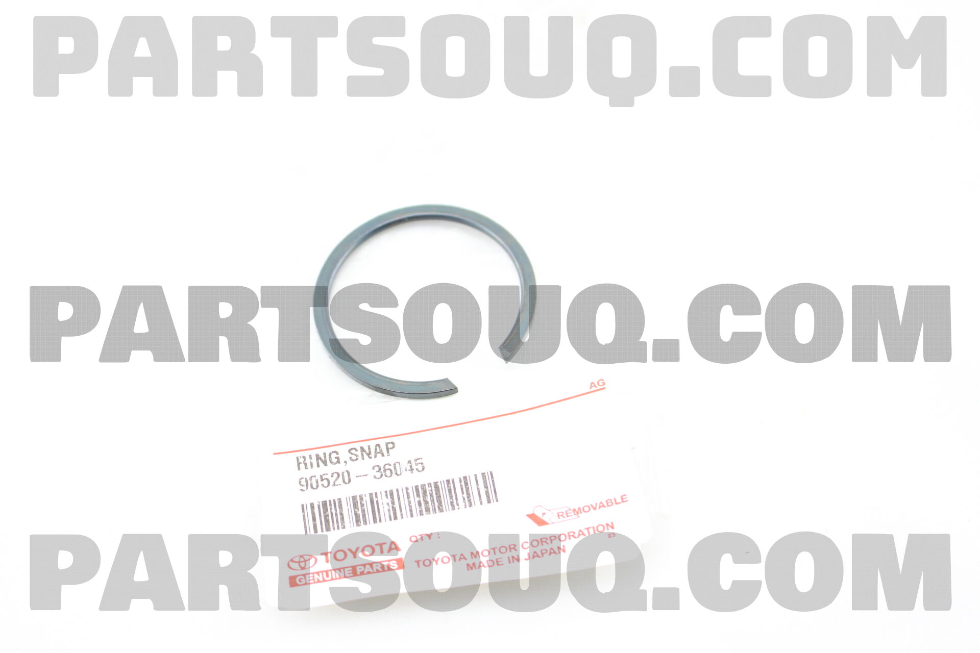 RING, SNAP (FOR REAR AXLE SHAFT), RH/LH 9052036045 | Toyota Parts ...