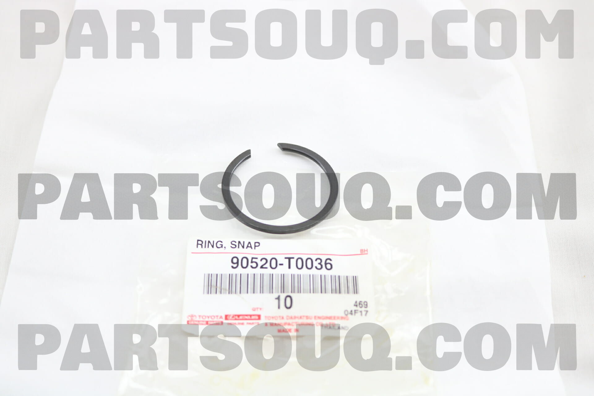 RING, SNAP (FOR REAR AXLE SHAFT), RH/LH 90520T0036 | Toyota Parts ...