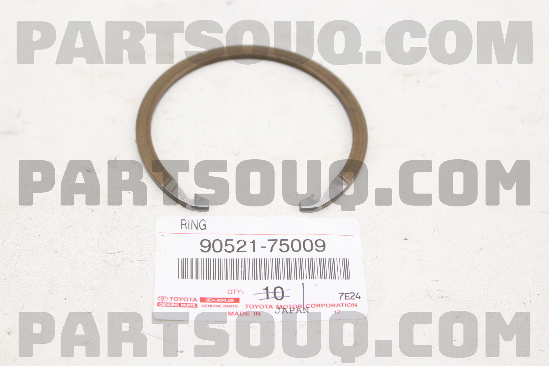 RING, HOLE SNAP (FOR DIFFERENTIAL SIDE GEAR SHAFT) 9052175009 | Toyota ...