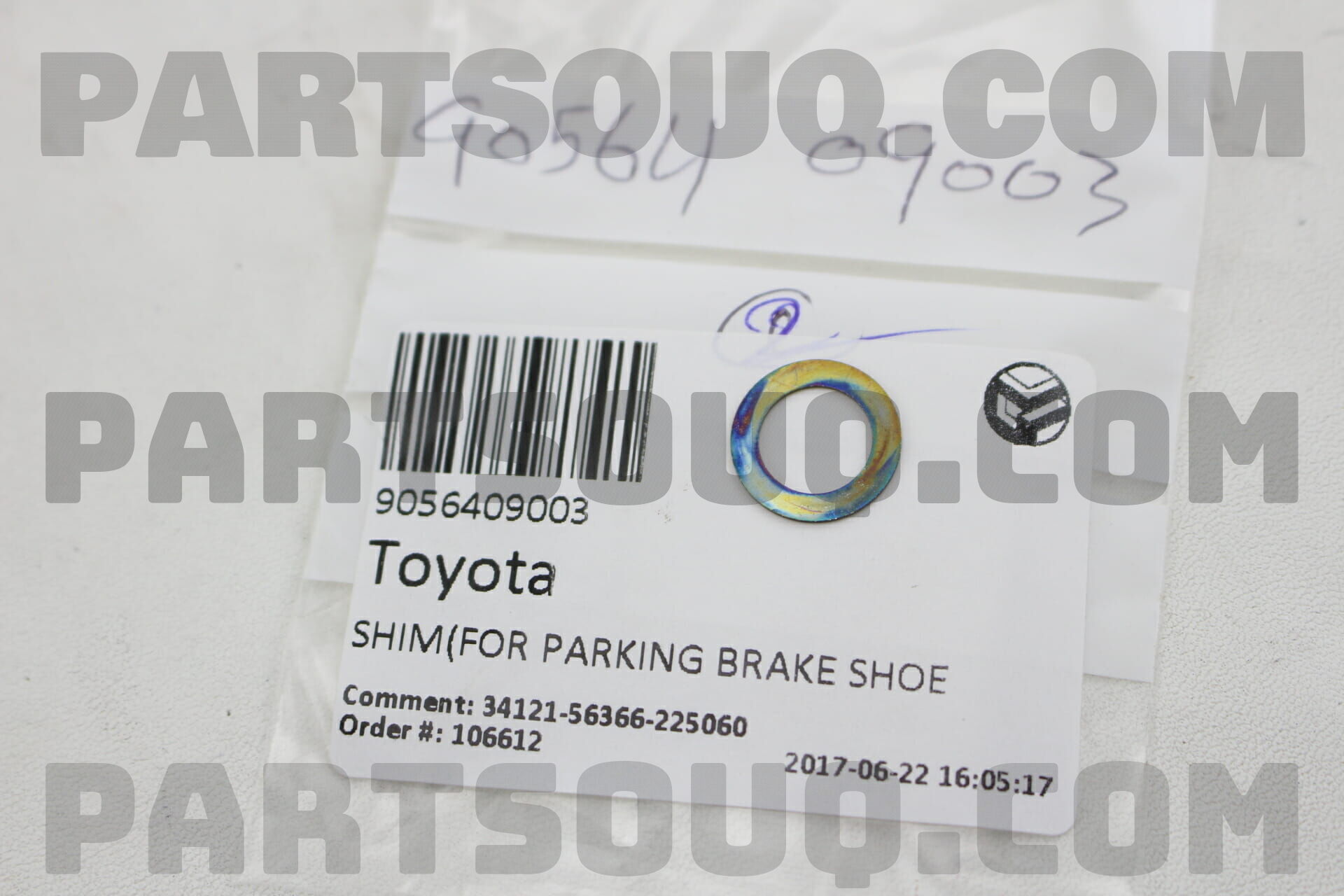 SHIM(FOR PARKING BRAKE SHOE) 9056409003 | Toyota Parts | PartSouq