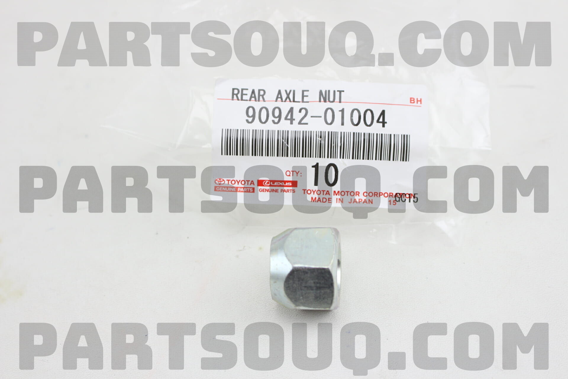 NUT, HUB (FOR AXLE) 9094201004 | Toyota Parts | PartSouq