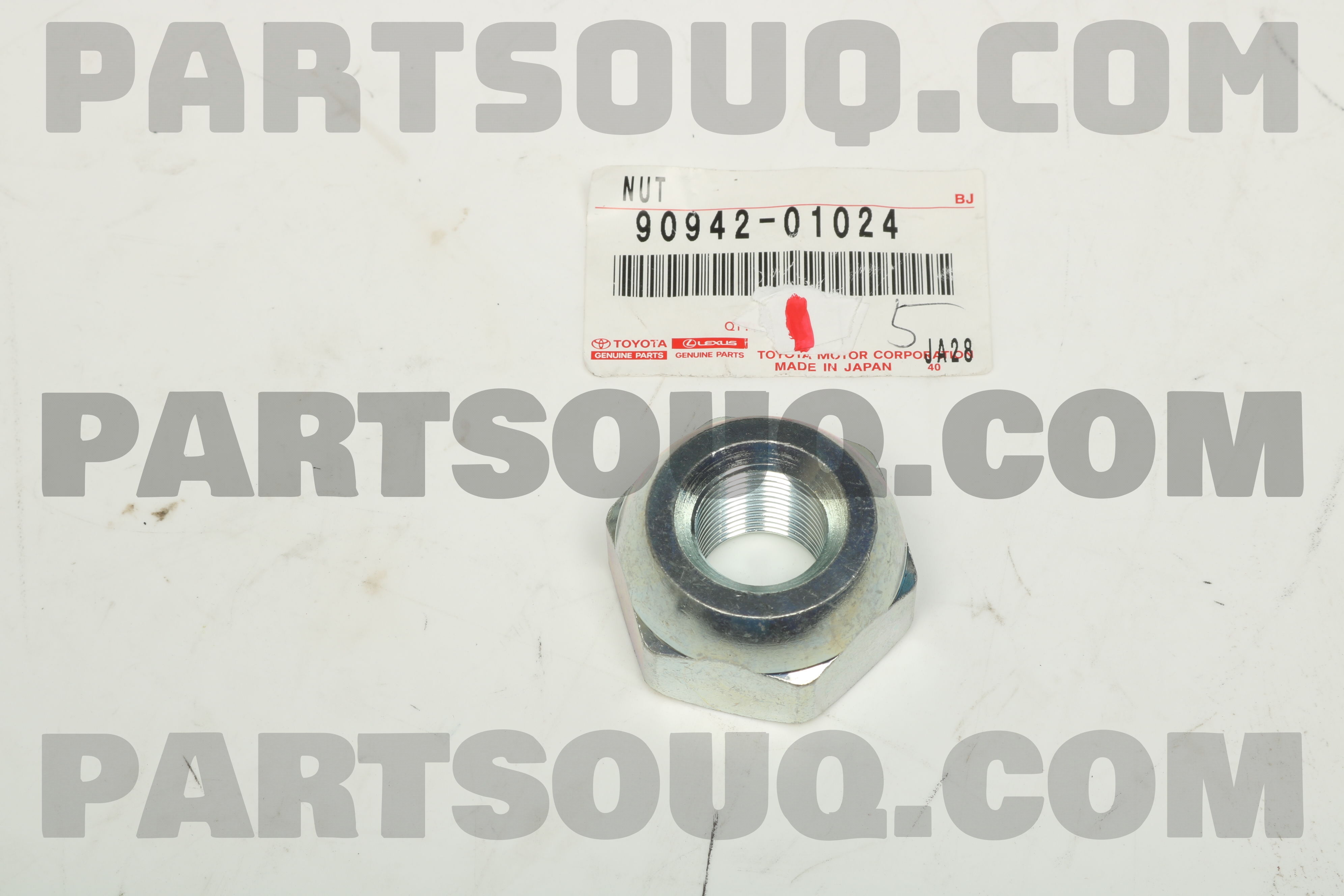 NUT, HUB (FOR AXLE) 9094201024 | Toyota Parts | PartSouq