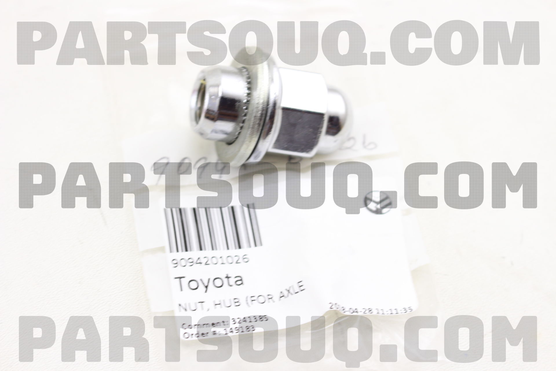 NUT, HUB (FOR AXLE) 9094201026 | Toyota Parts | PartSouq
