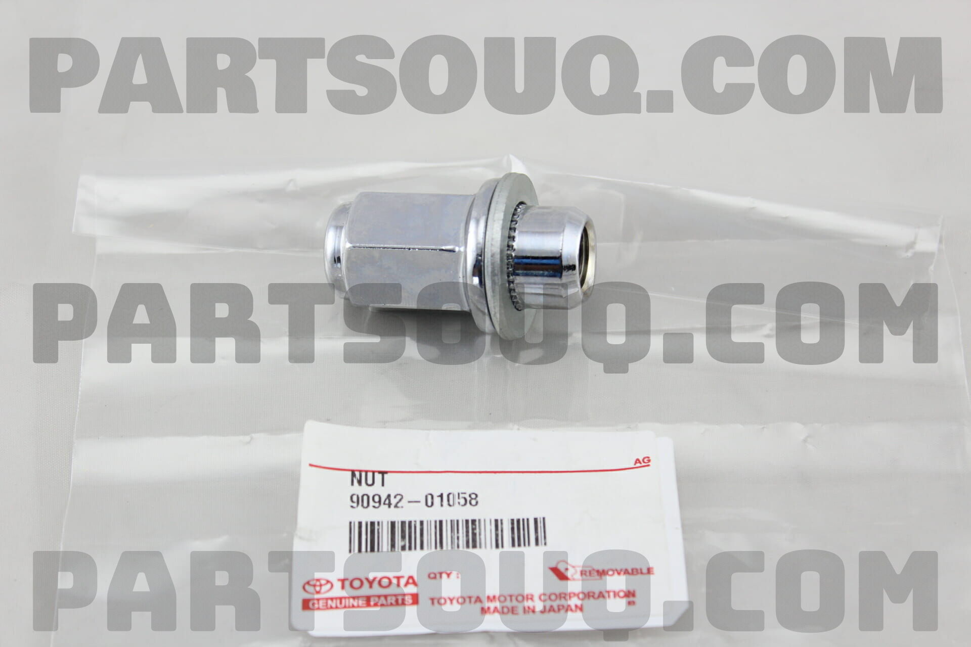 NUT, HUB (FOR AXLE) 9094201084 | Toyota Parts | PartSouq