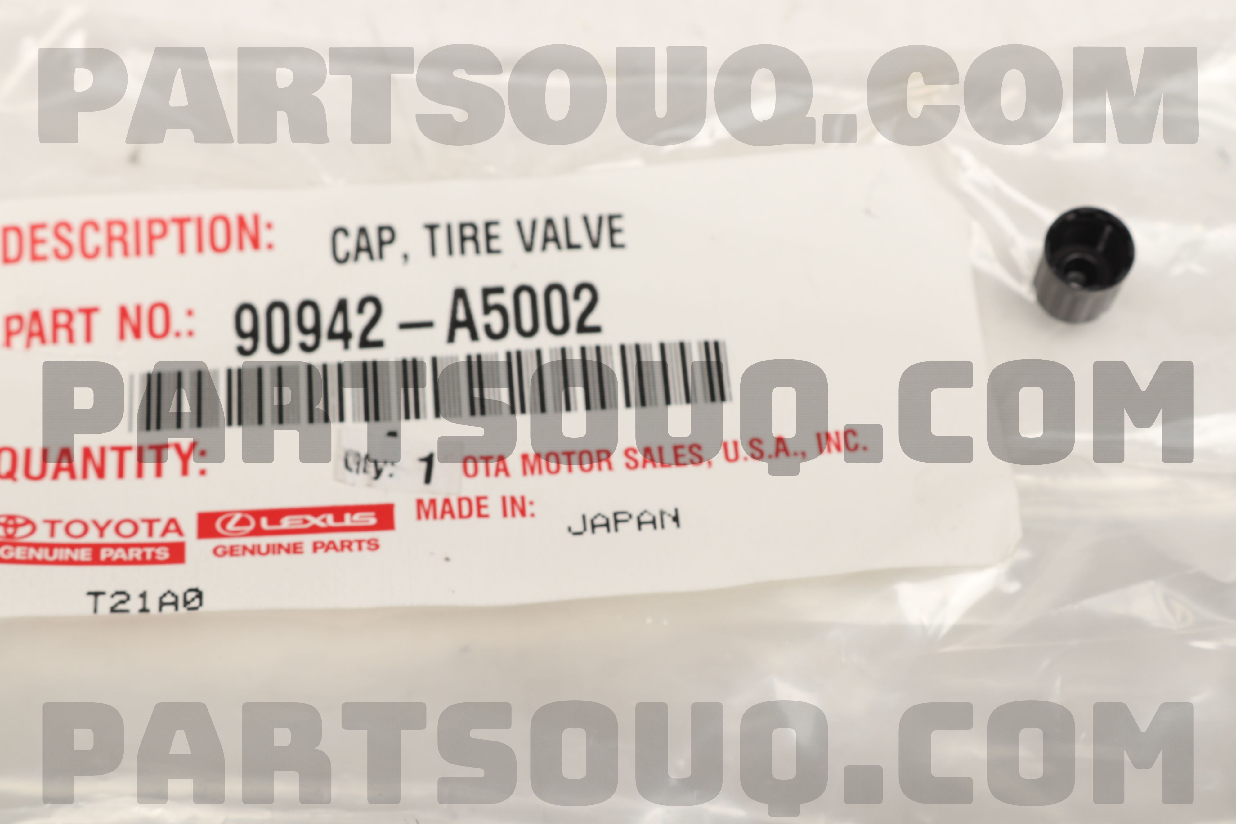 CAP, TIRE VALVE 9094205039 | Toyota Parts | PartSouq
