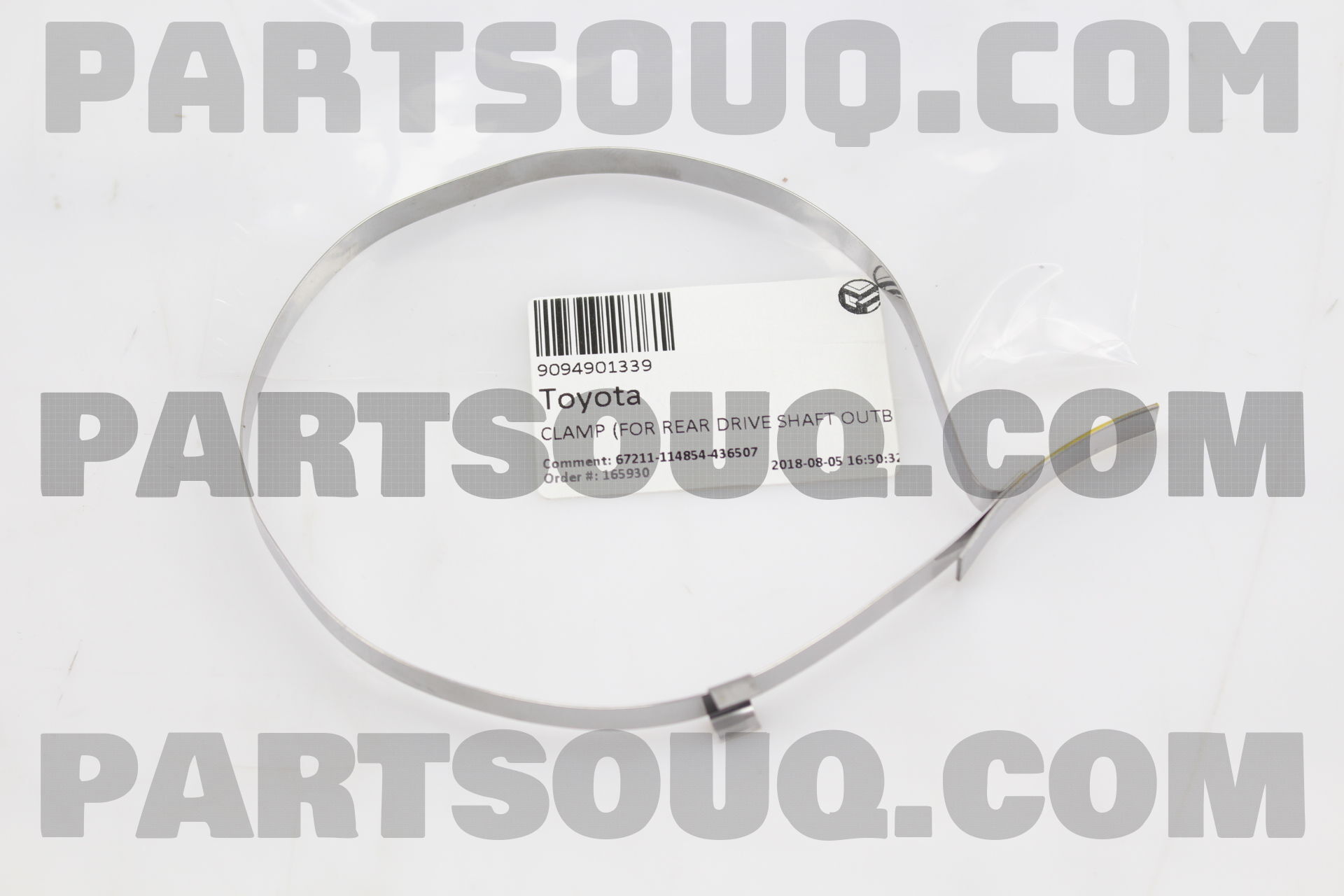 CLAMP (FOR REAR DRIVE SHAFT OUTBOARD JOINT BOOT), RH/LH 9094901339 ...