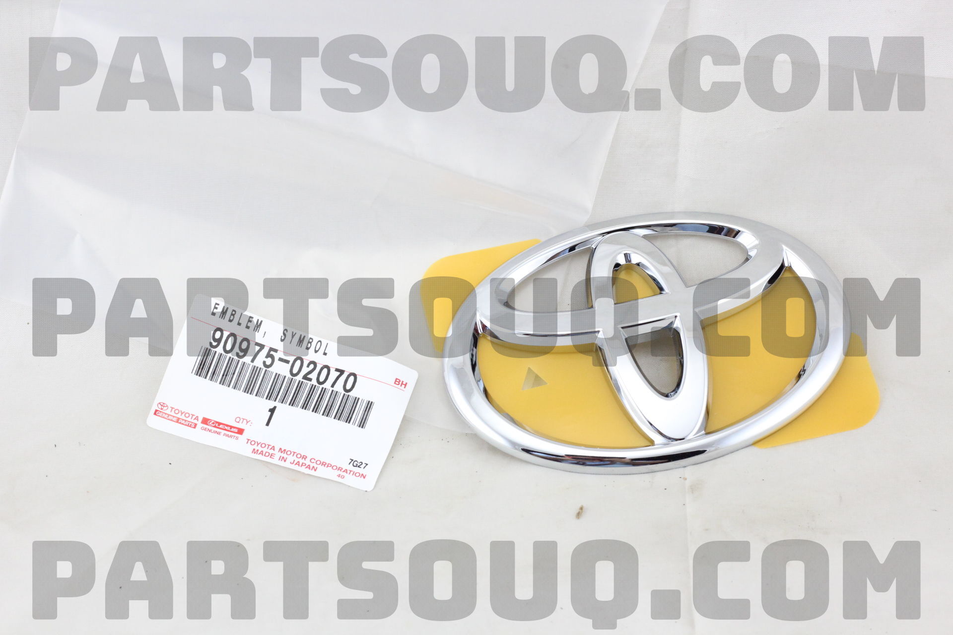 EMBLEM, RADIATOR GRILLE, NO.2 9097502070 | Toyota Parts | PartSouq
