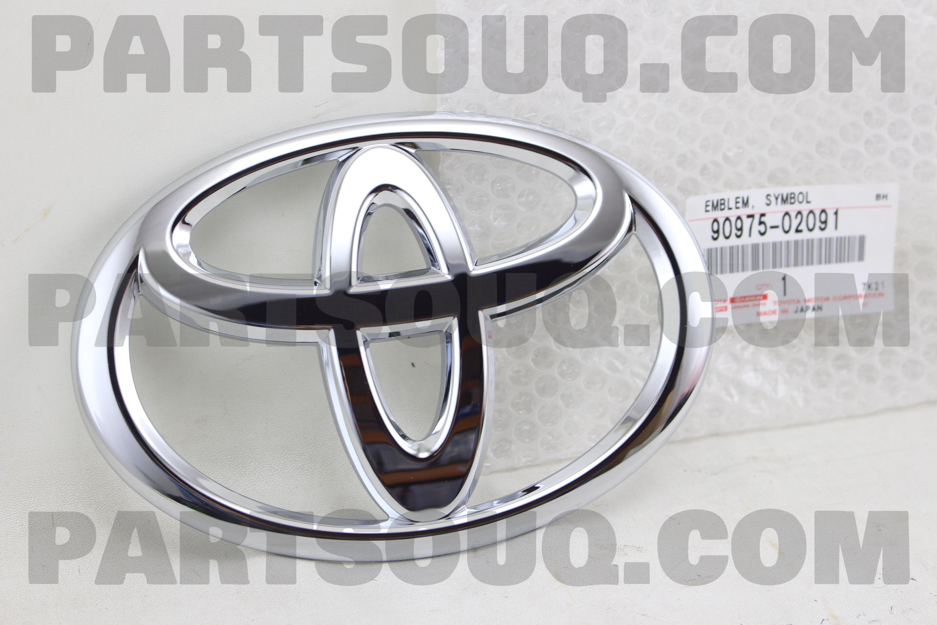 EMBLEM, RADIATOR GRILLE (OR FRONT PANEL) 9097502091 | Toyota Parts ...
