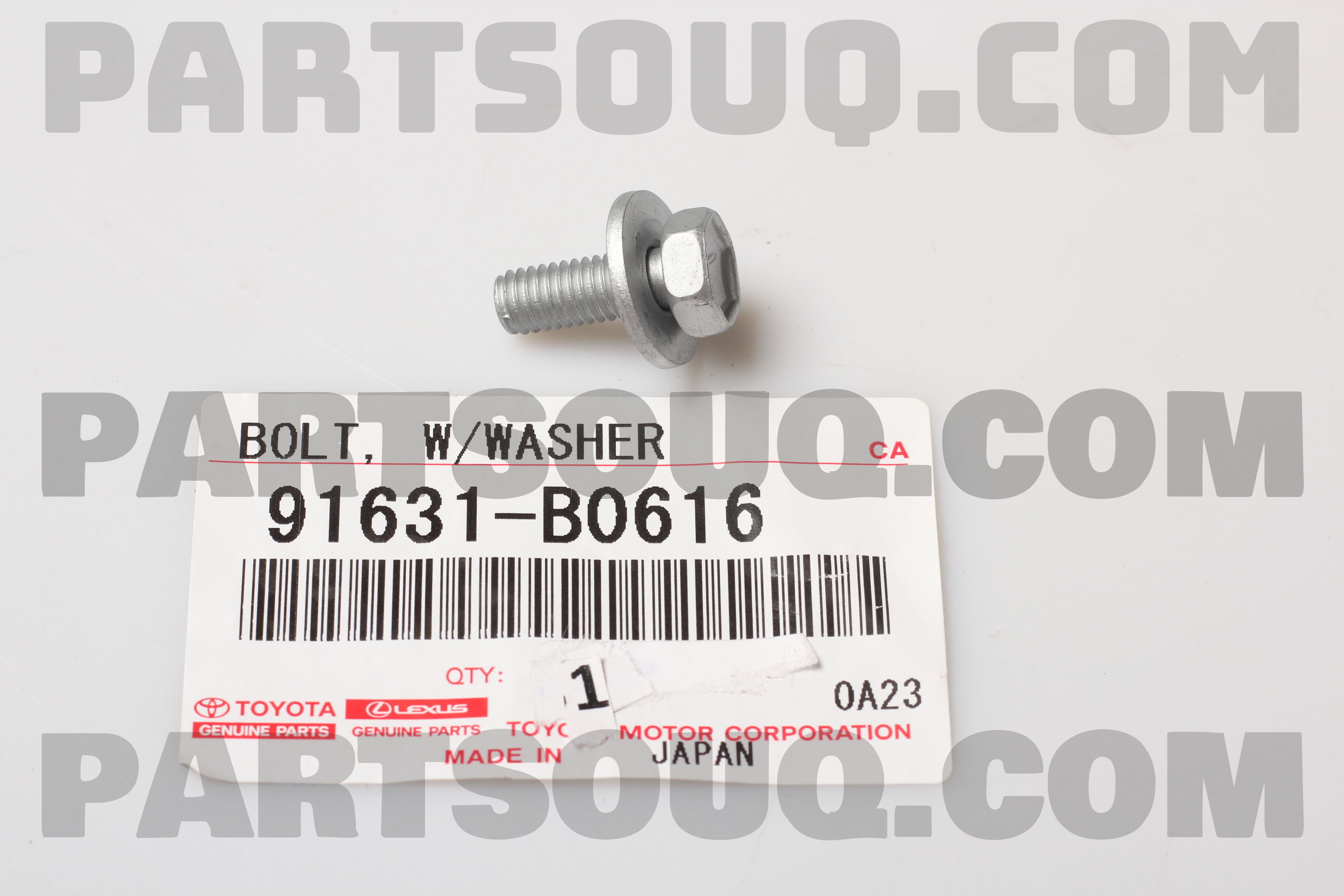 BOLT, W/WASHER 91631B0616 | Toyota Parts | PartSouq