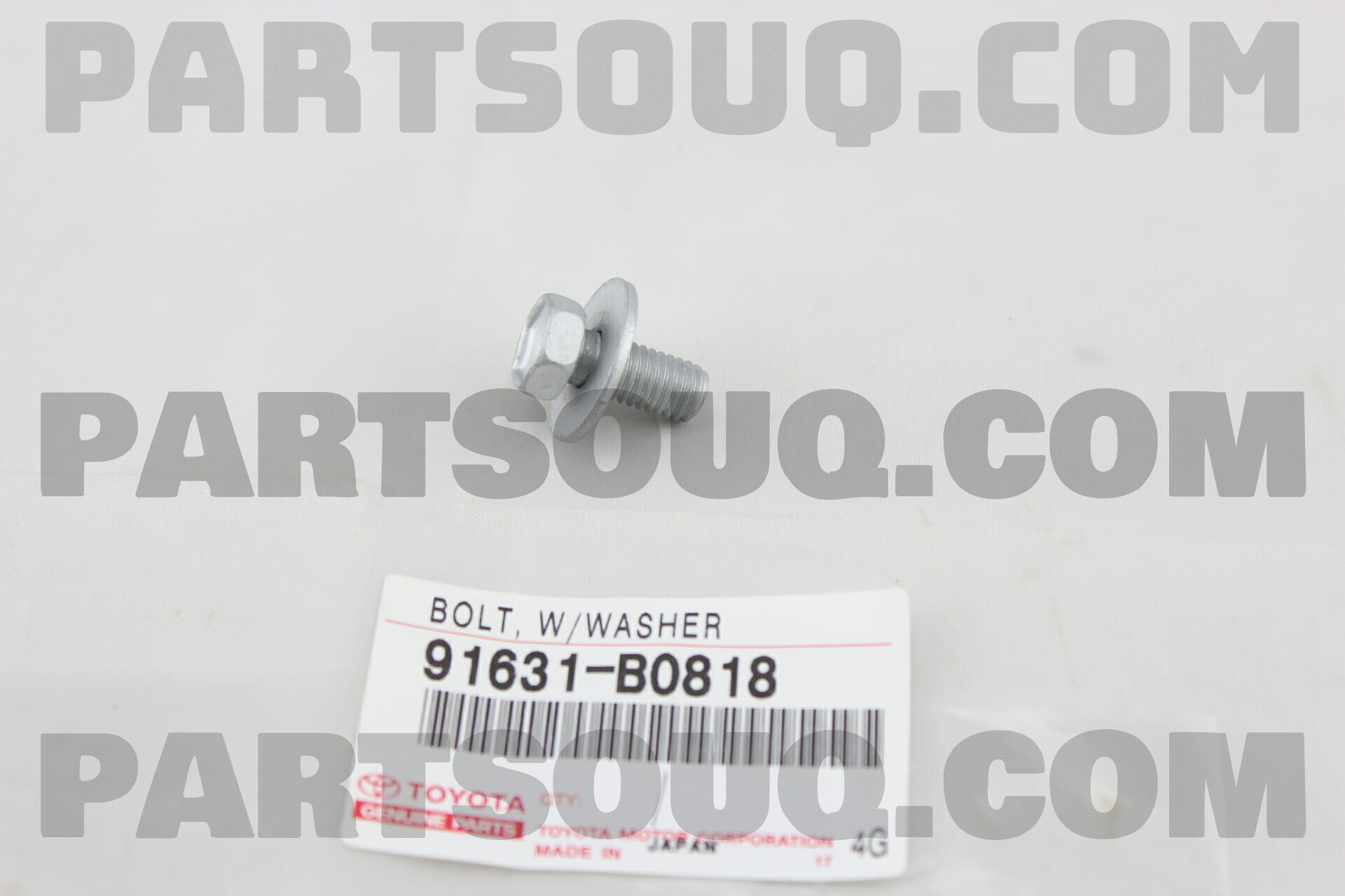 BOLT, W/WASHER 91631B0818 | Toyota Parts | PartSouq
