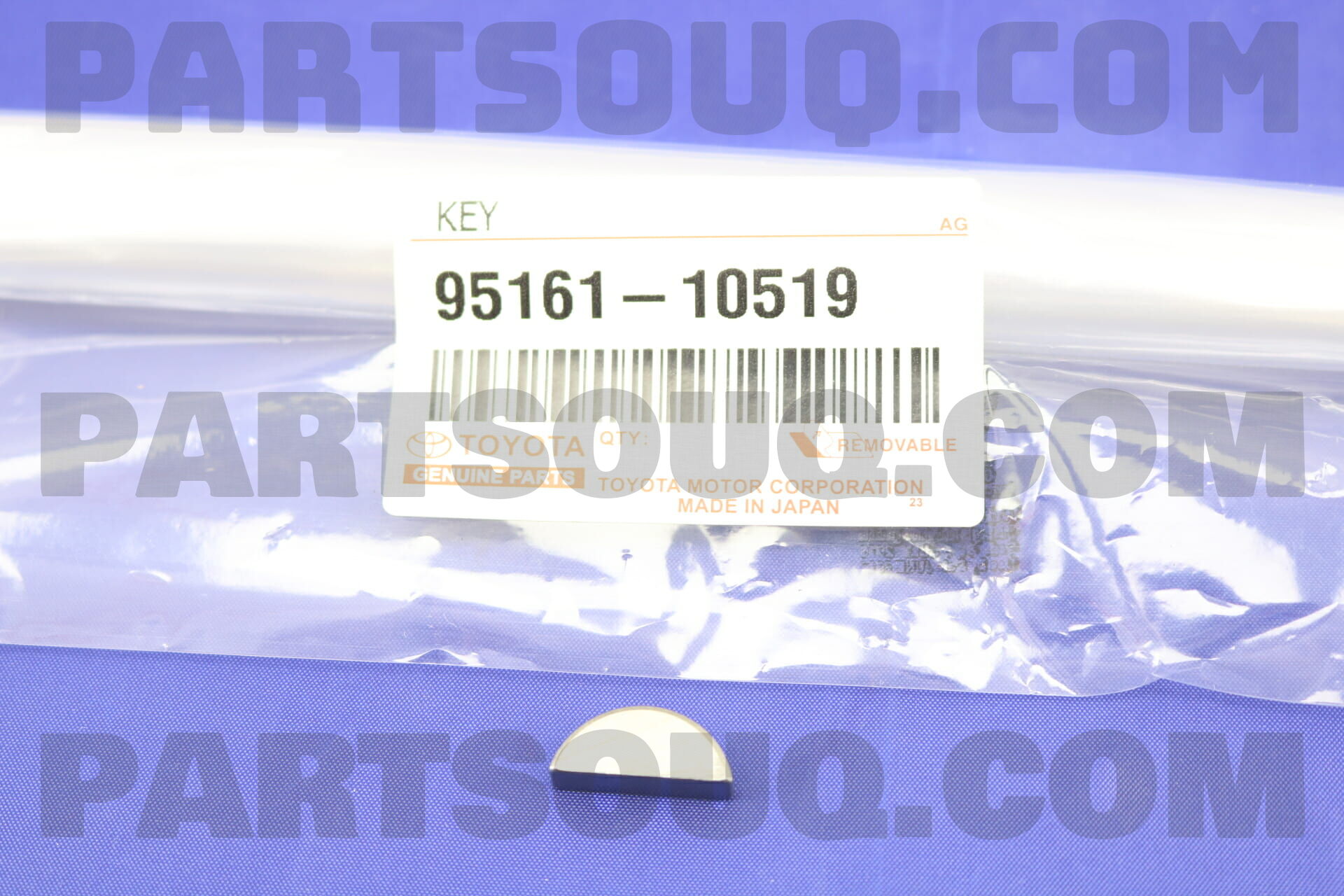 KEY(FOR CRANKSHAFT TIMING GEAR) 9516110519 | Toyota Parts | PartSouq