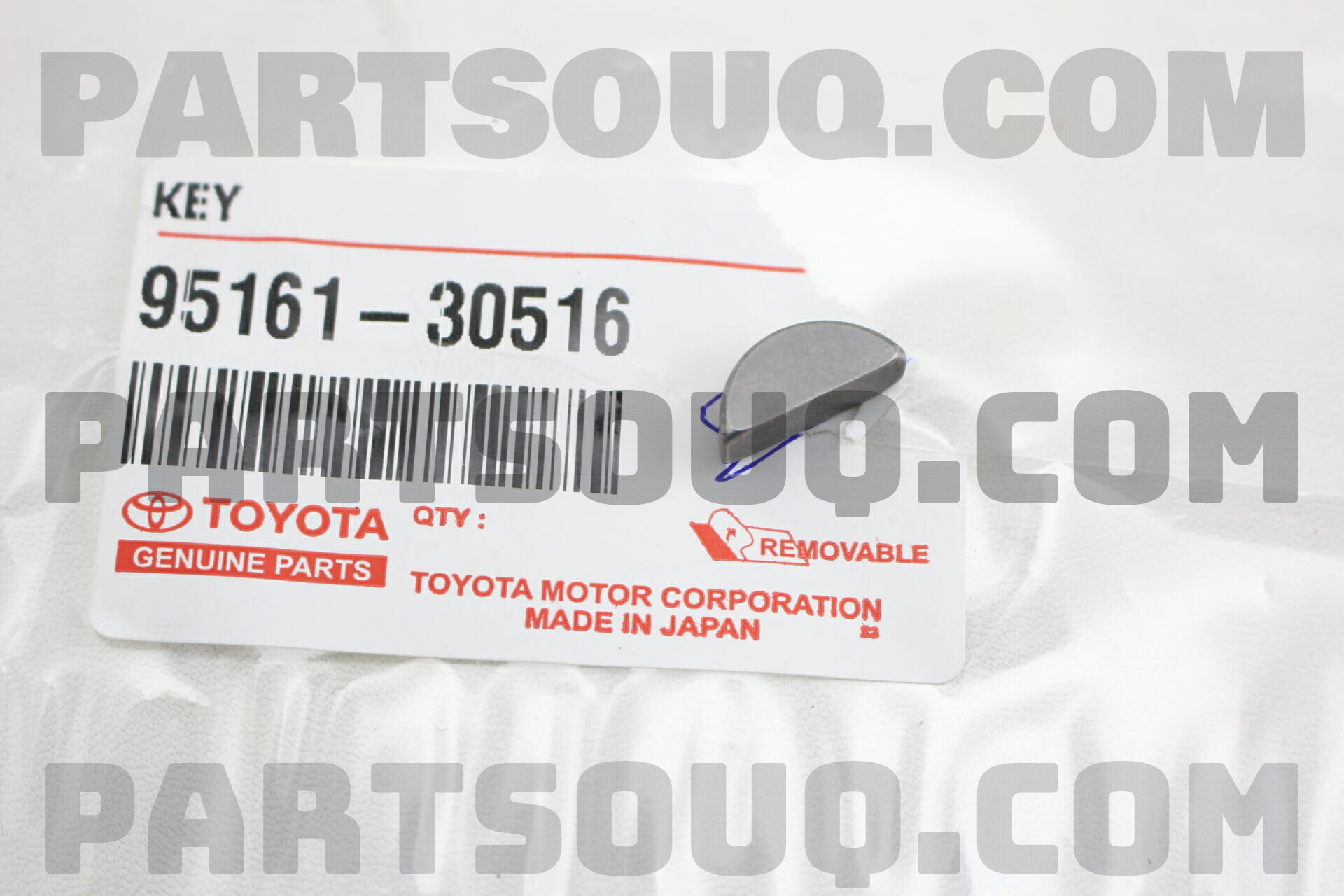 KEY(FOR CRANKSHAFT TIMING GEAR) 9516130516 | Toyota Parts | PartSouq