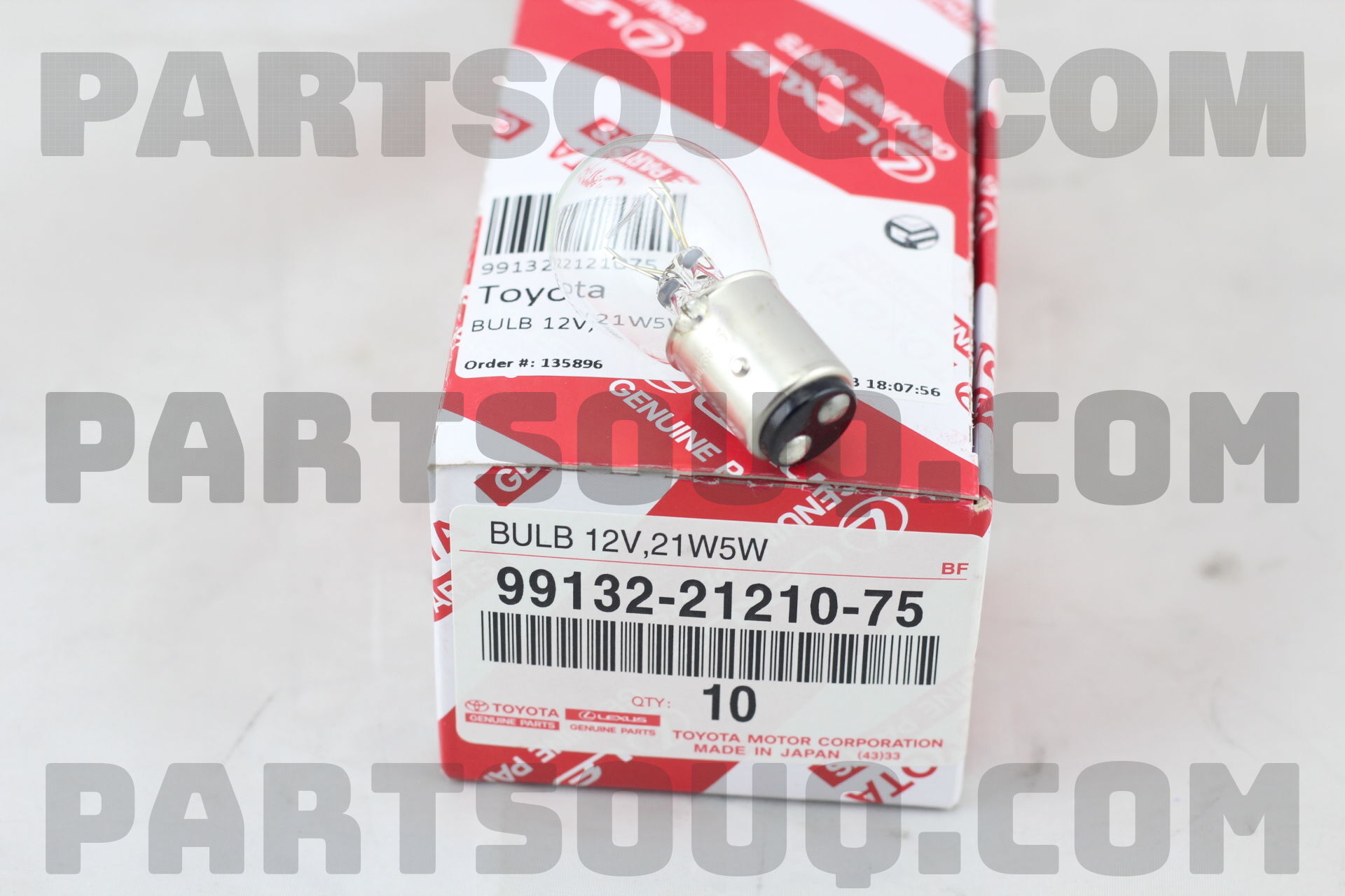 BULB (FOR FRONT TURN SIGNAL LAMP) 9913221210 | Toyota Parts | PartSouq