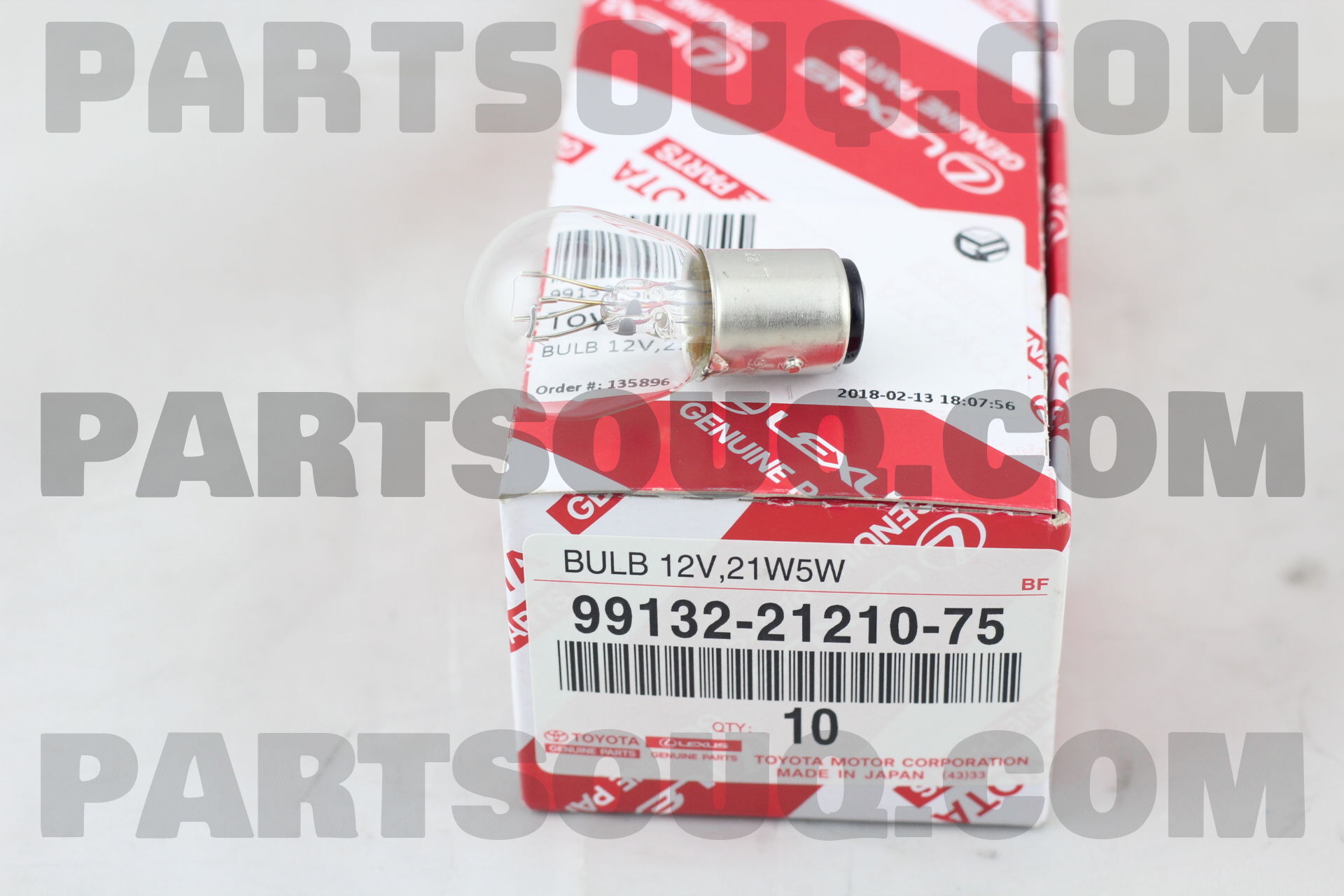BULB (FOR FRONT TURN SIGNAL LAMP) 9913221210 | Toyota Parts | PartSouq