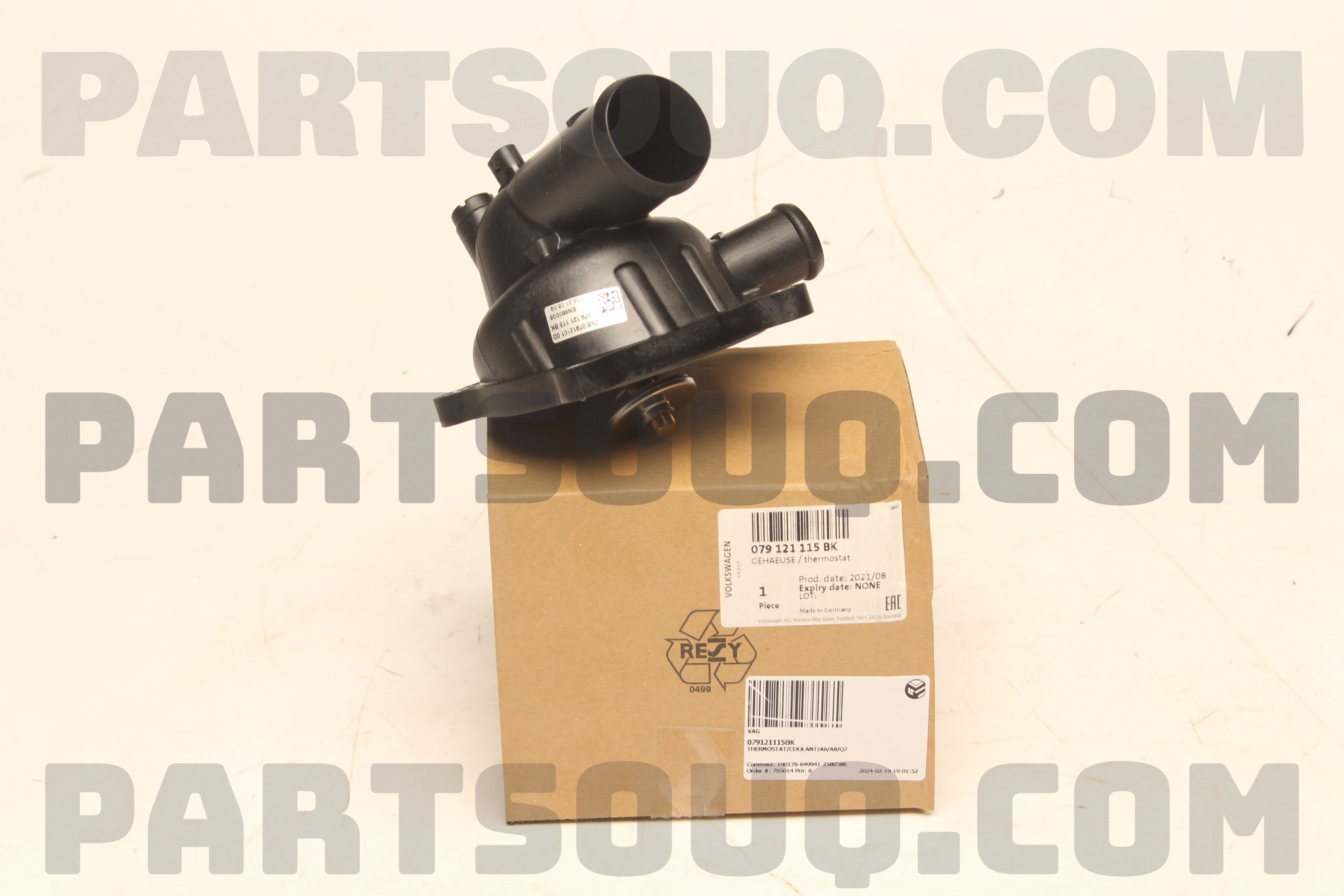 THERMOSTAT/COOLANT/A6/A8/Q7 079121115BK | VAG Parts | PartSouq