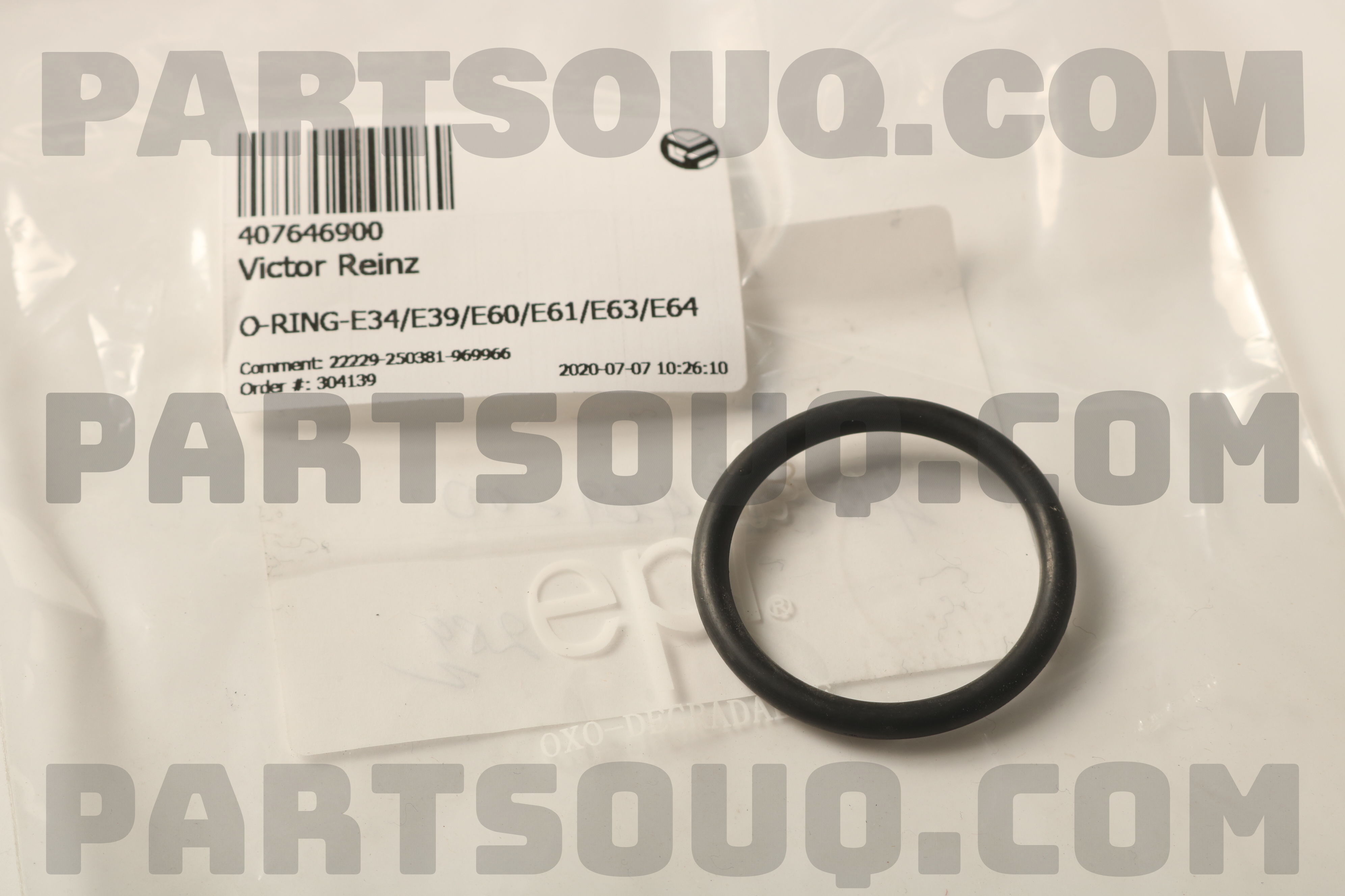 O-RING-E34/E39/E60/E61/E63/E64 407646900 | Victor Reinz Parts | PartSouq
