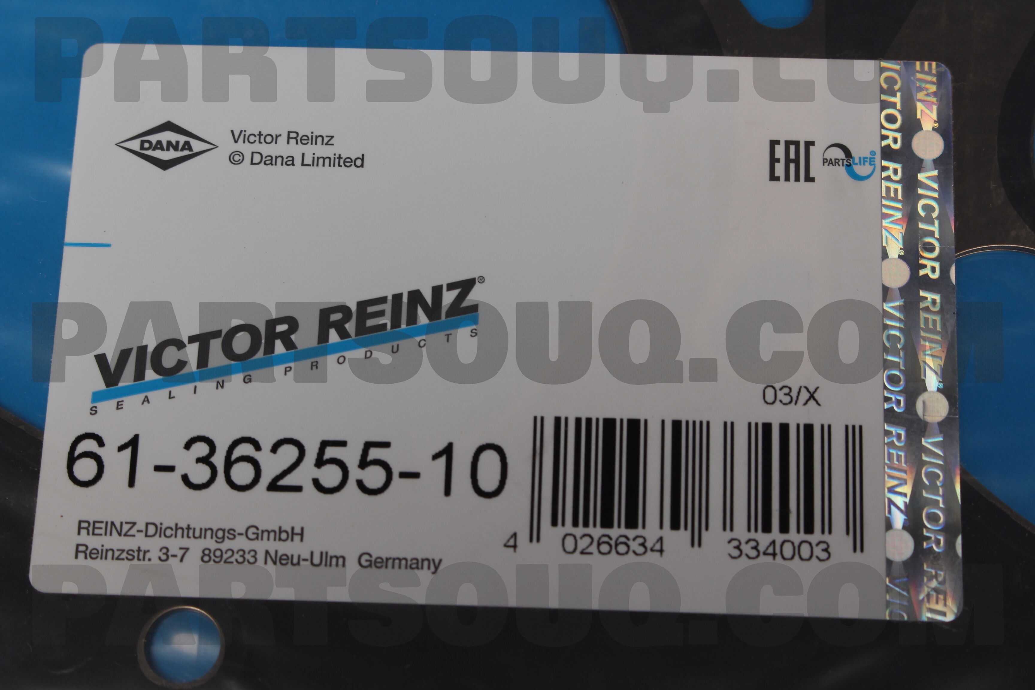 CYL HEAD GASK E46 613625510 | Victor Reinz Parts | PartSouq