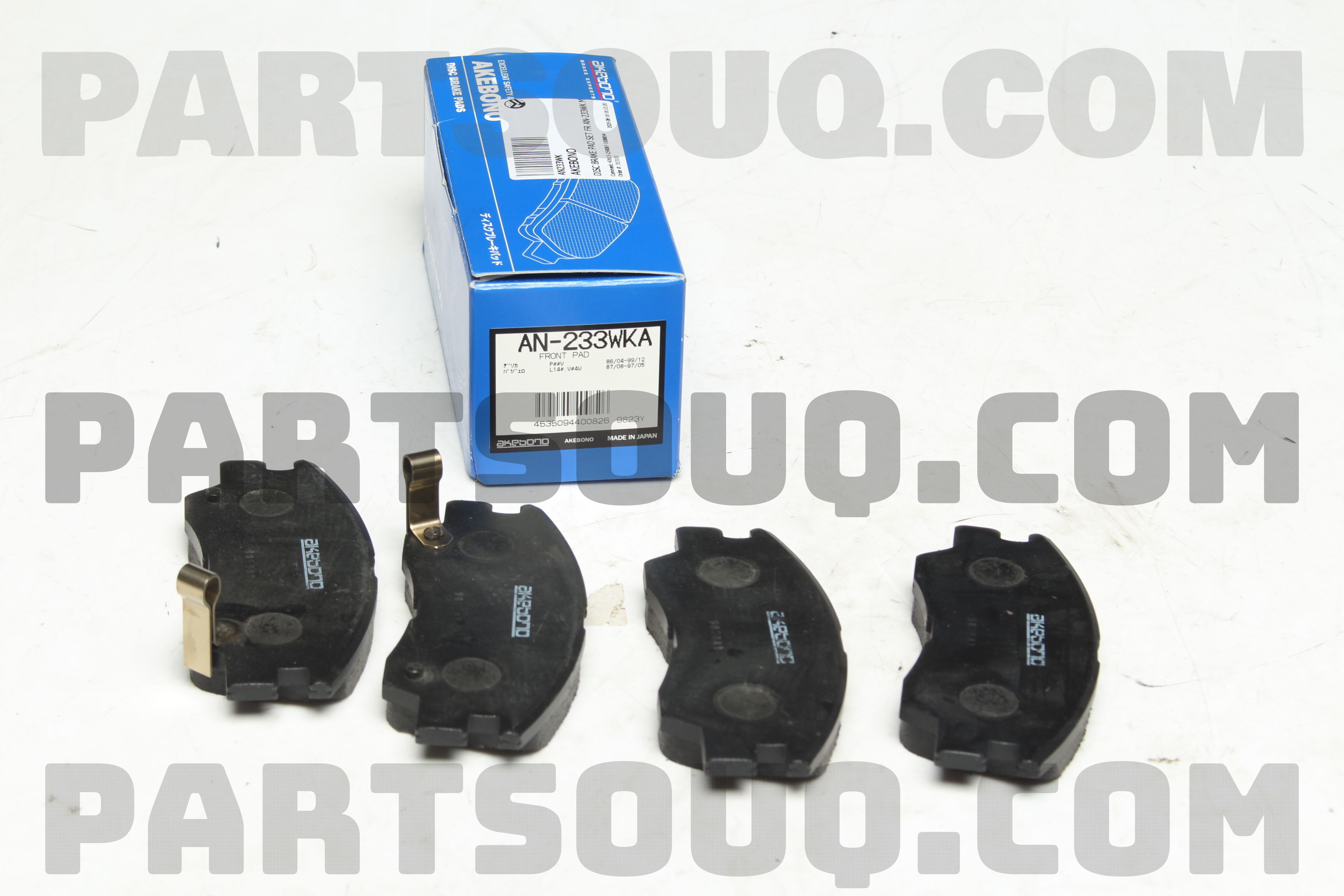 PAD SET,FR BRAKE S9814 MR162524 | Mitsubishi Parts | PartSouq