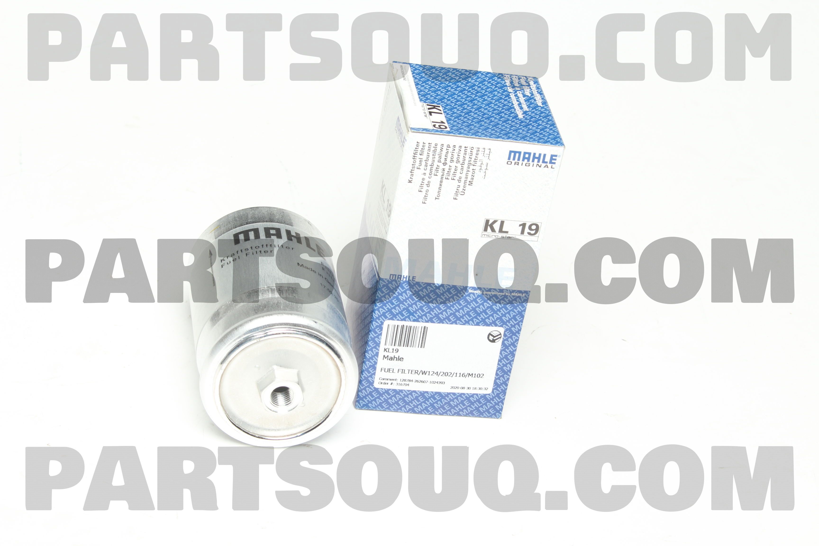 KL19 Mahle FUEL FILTER/W124/202/116/M102, Price: 10.99$, Weight: 0 ...