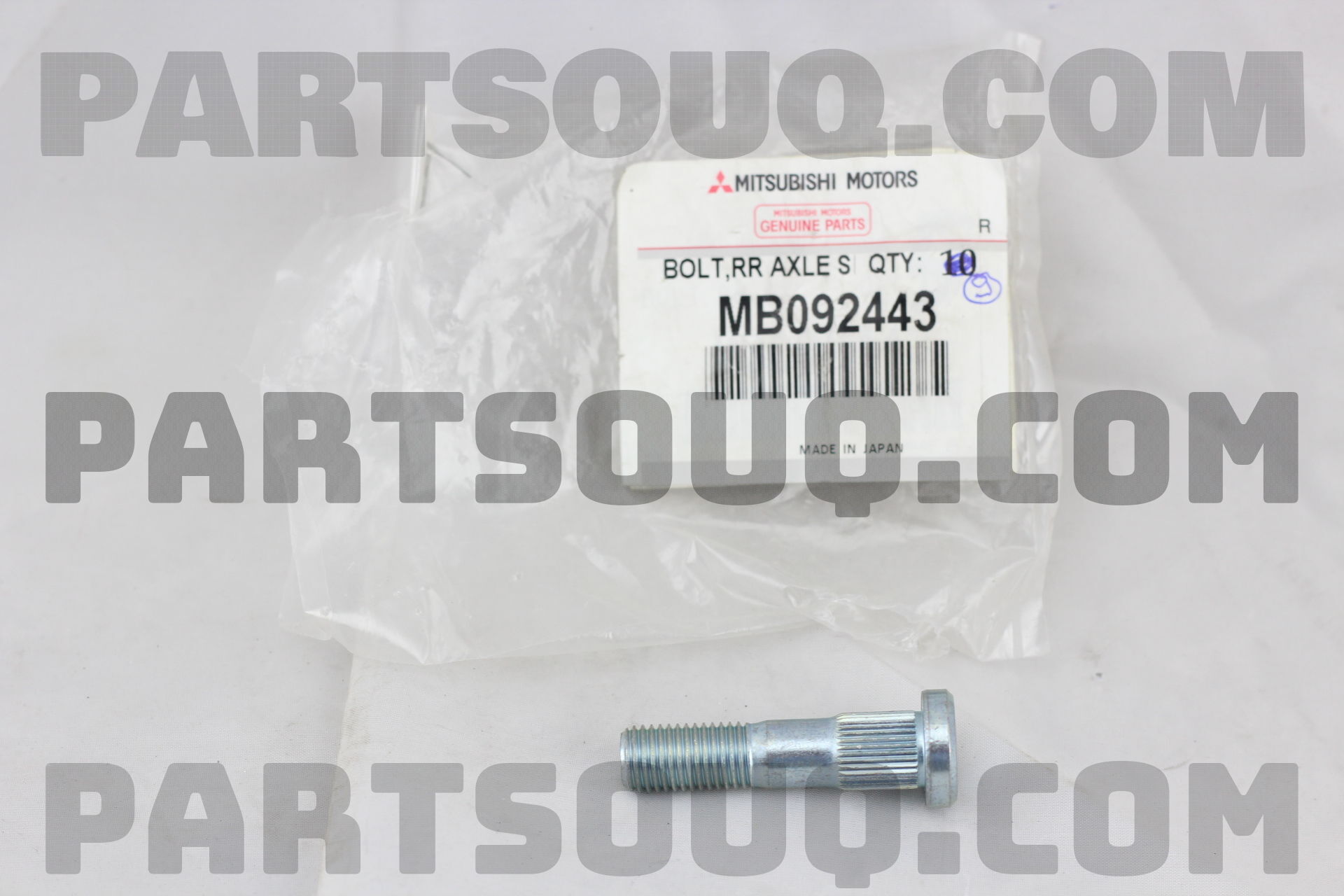 BOLT,RR AXLE SHAFT MB092443 | Mitsubishi Parts | PartSouq