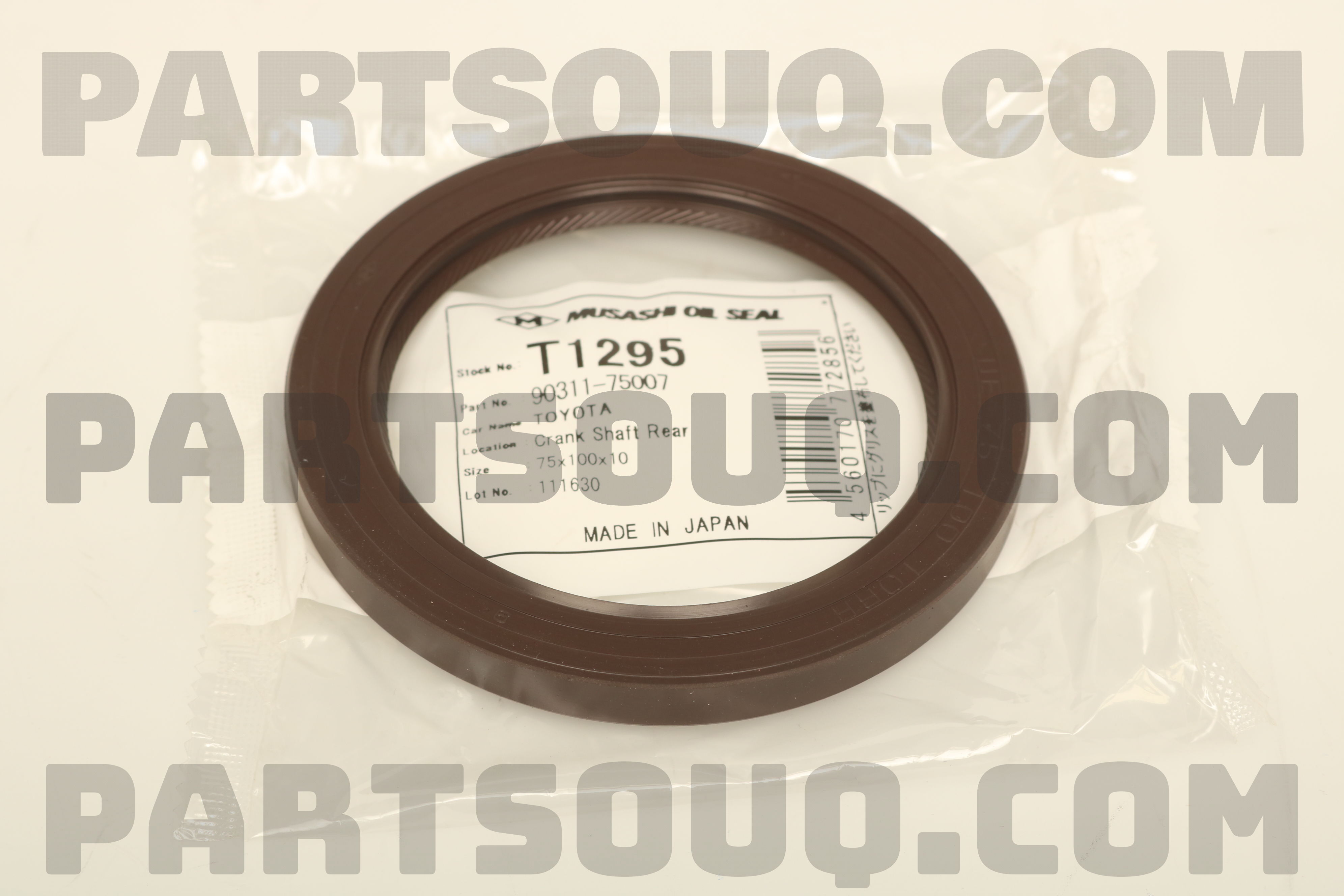 9031175007 Toyota SEAL, ENGINE REAR OIL, Price: 15.75$, Weight: 0.035kg ...