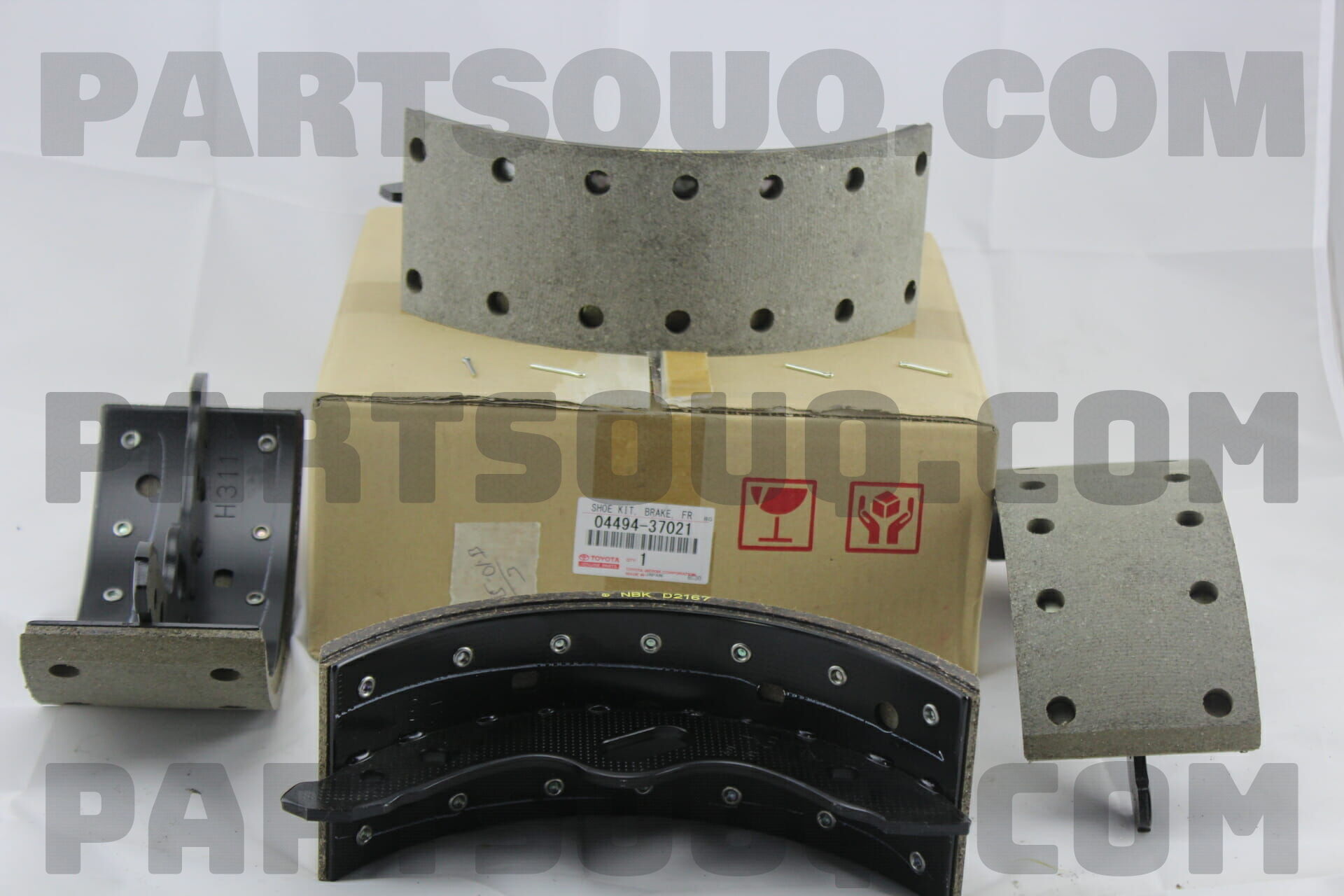 SHOE KIT, FRONT BRAKE 0449437021 | Toyota Parts | PartSouq