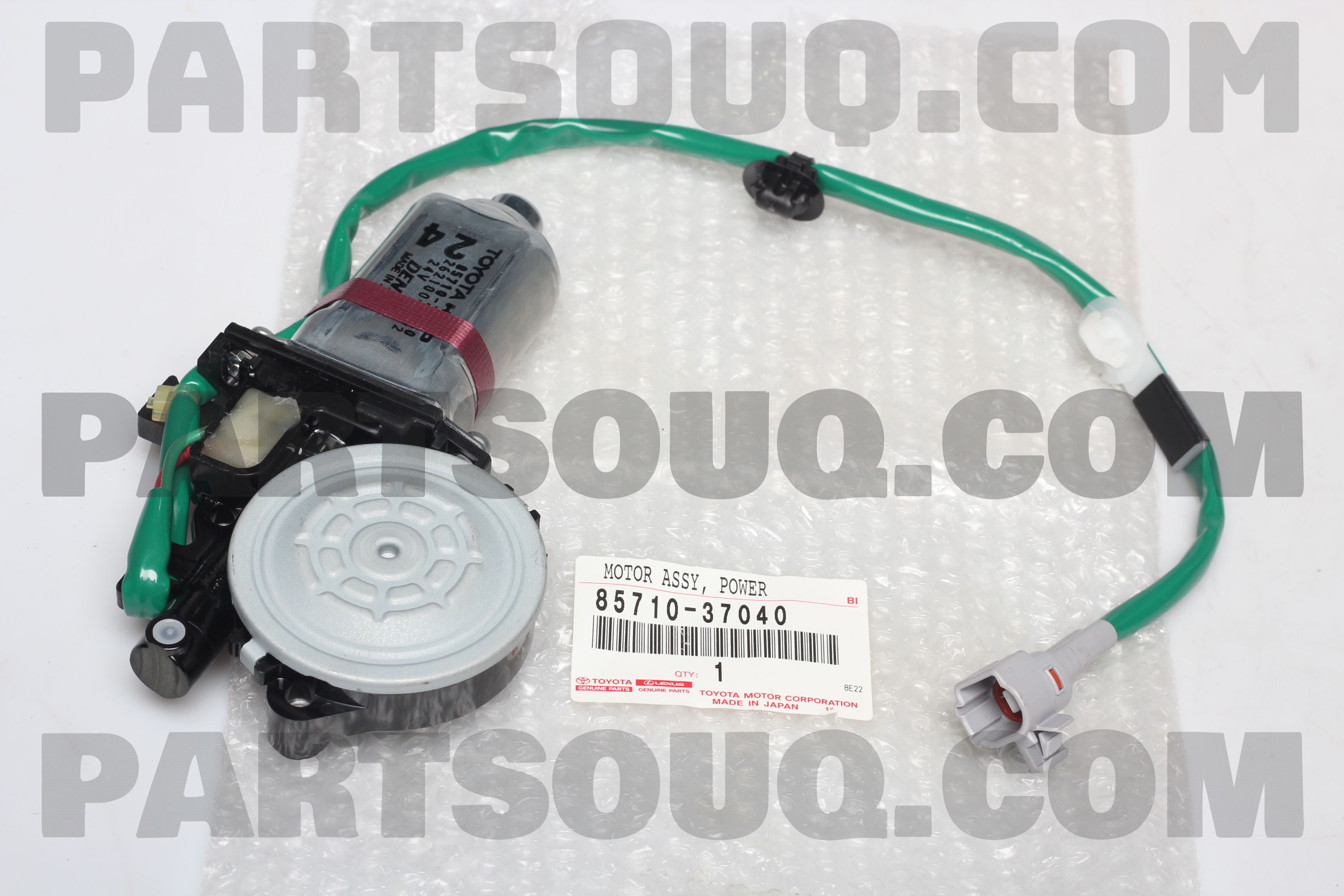 8571037040 Toyota MOTOR ASSY, POWER WINDOW REGULATOR, RH, Price: 189.99 ...
